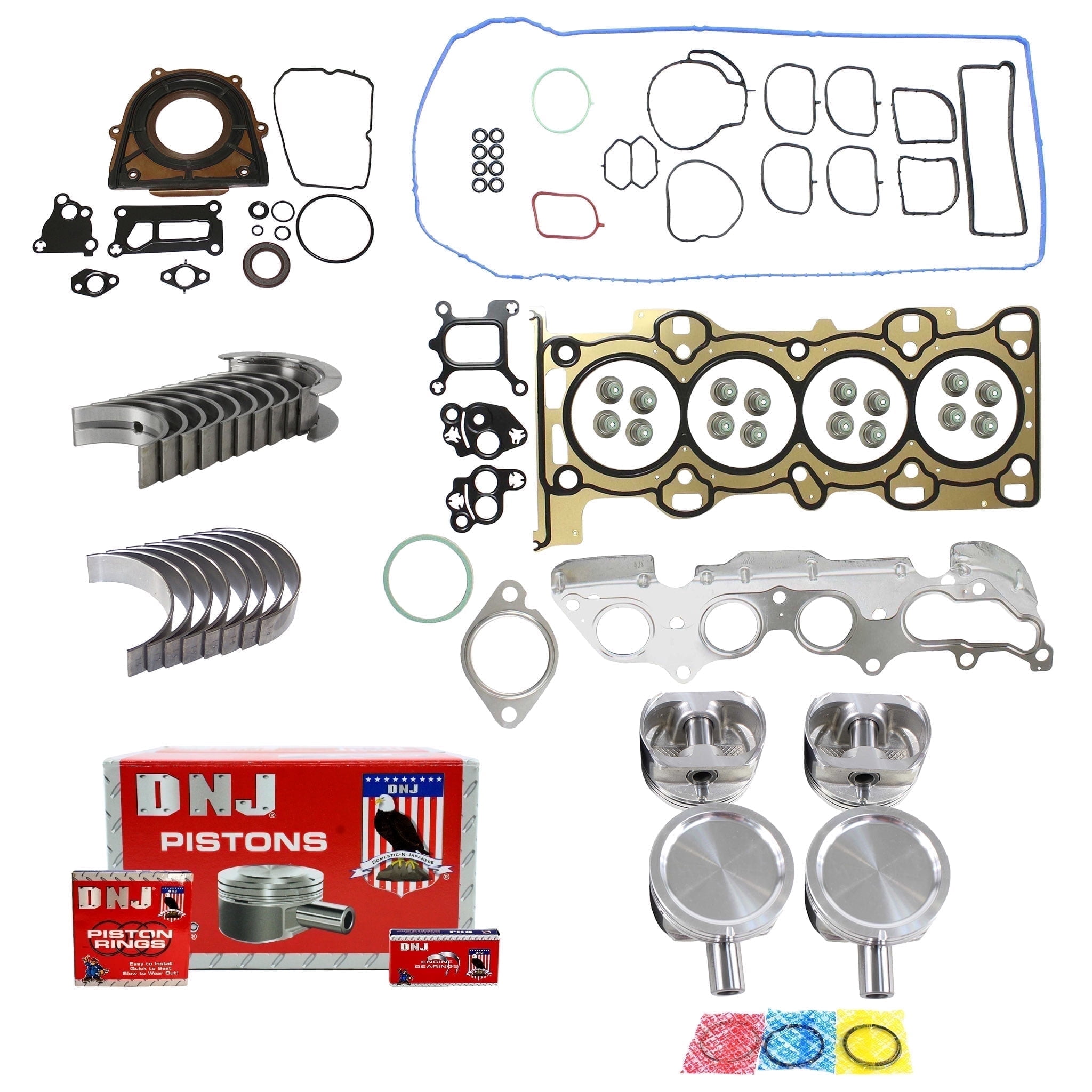 DNJ EK465A Engine Rebuild Kit Fits Cars & Trucks 2007-2007 Ford Focus 2 ...