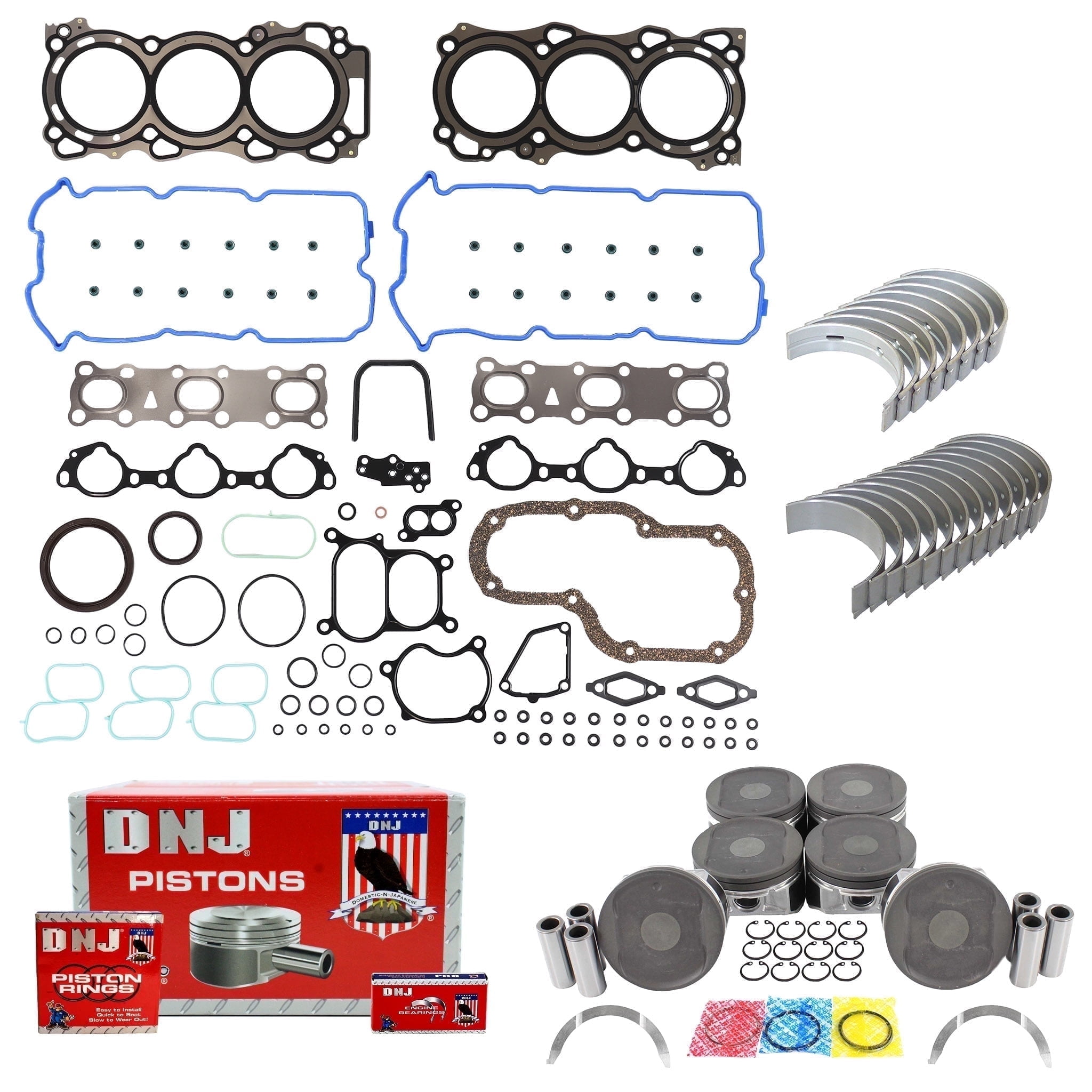 DNJ EK648 Engine Rebuild Kit Fits Cars & Trucks 2005-2015 Nissan Suzuki ...