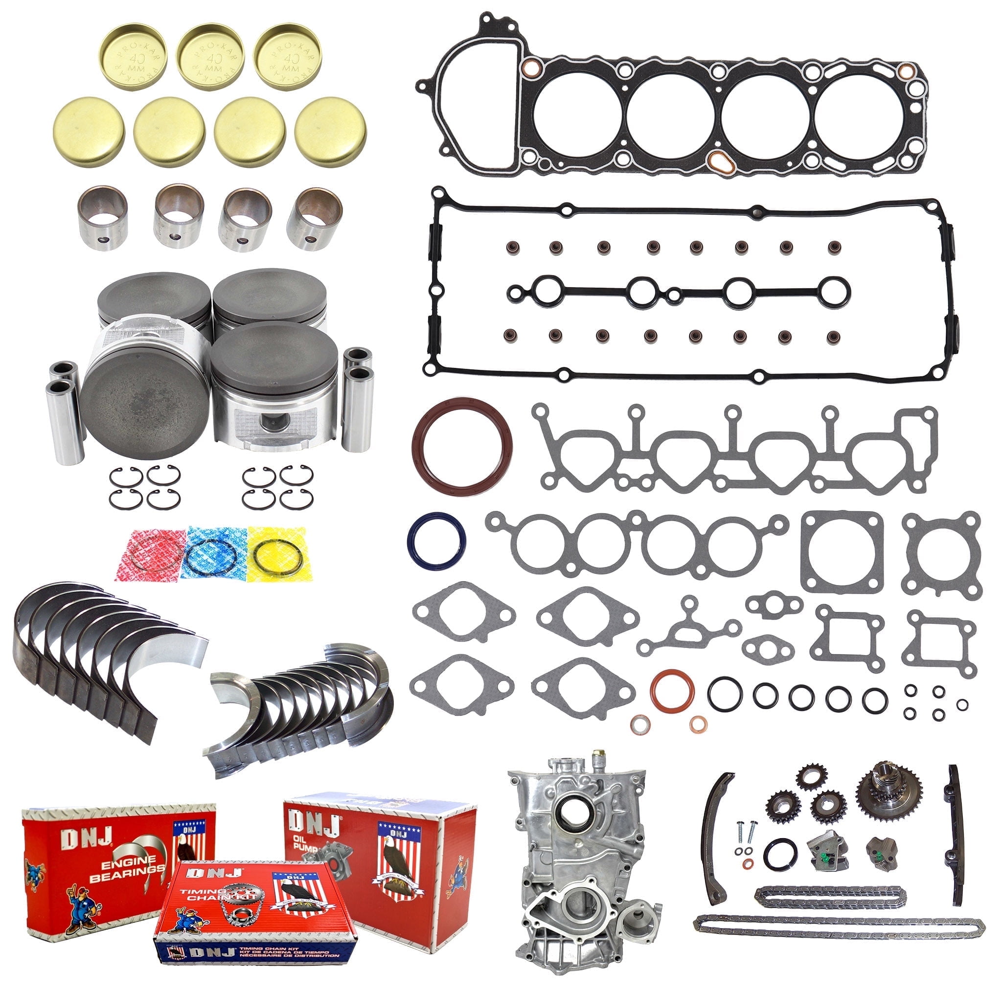 DNJ EK653M Master Engine Rebuild Kit Fits Cars & Trucks 1994-1998 ...