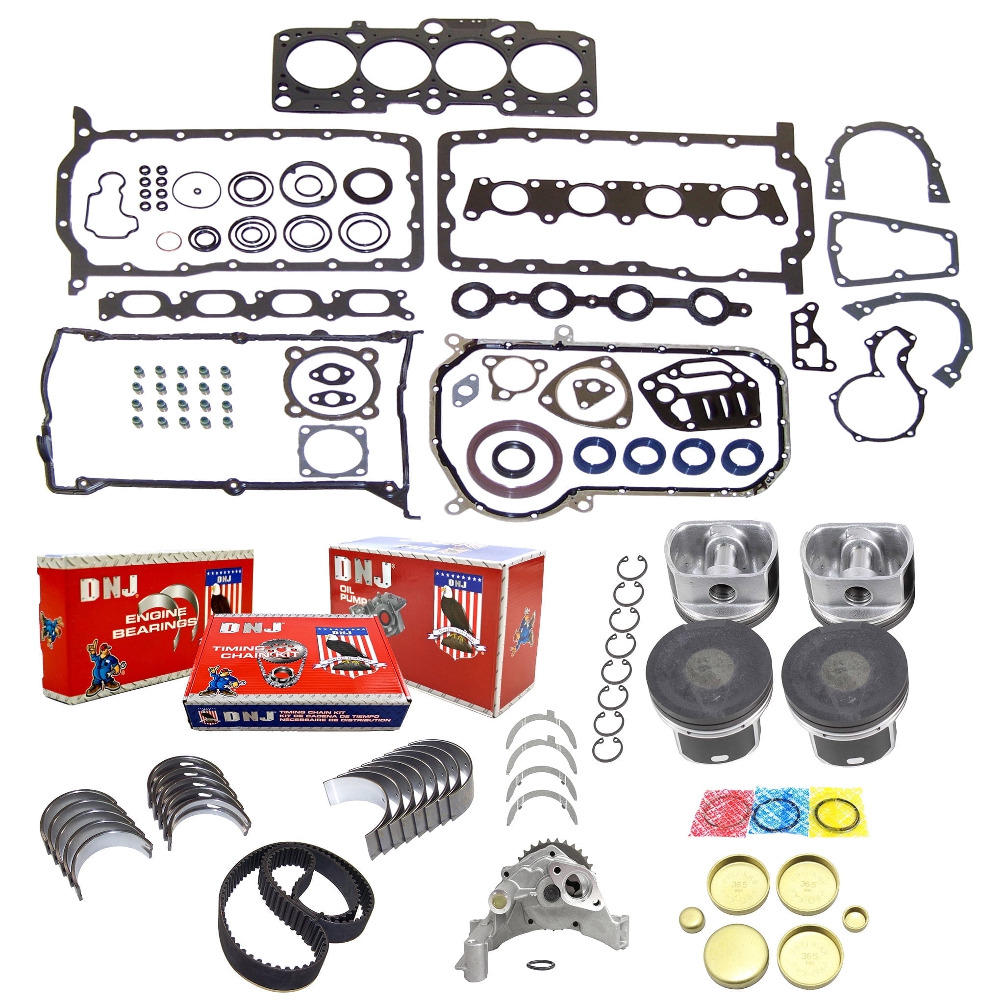 DNJ EK801DM Master Engine Rebuild Kit Fits Cars & Trucks 2001-2005 ...