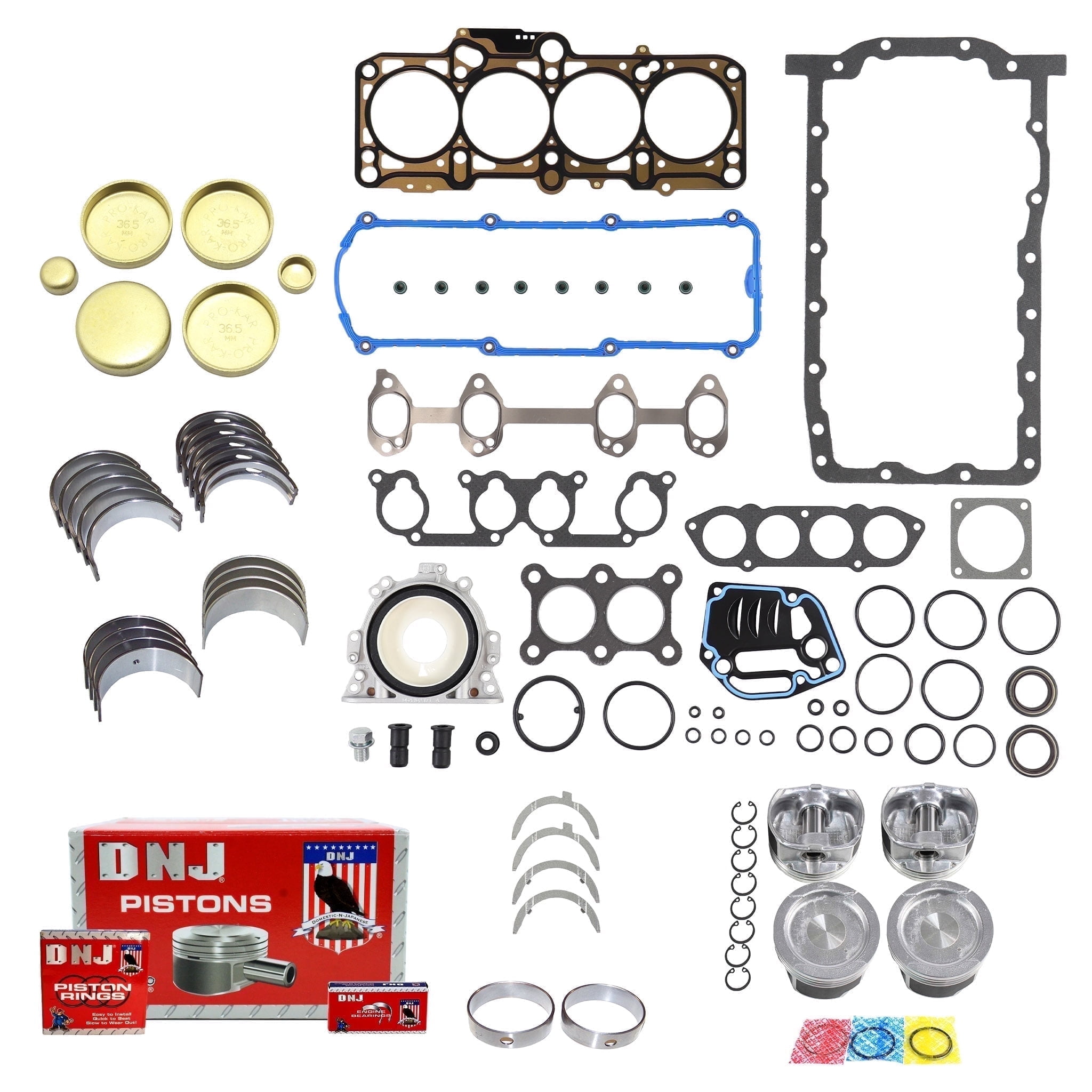 DNJ EK809C Engine Rebuild Kit Fits Cars & Trucks 1998-2001 Volkswagen ...