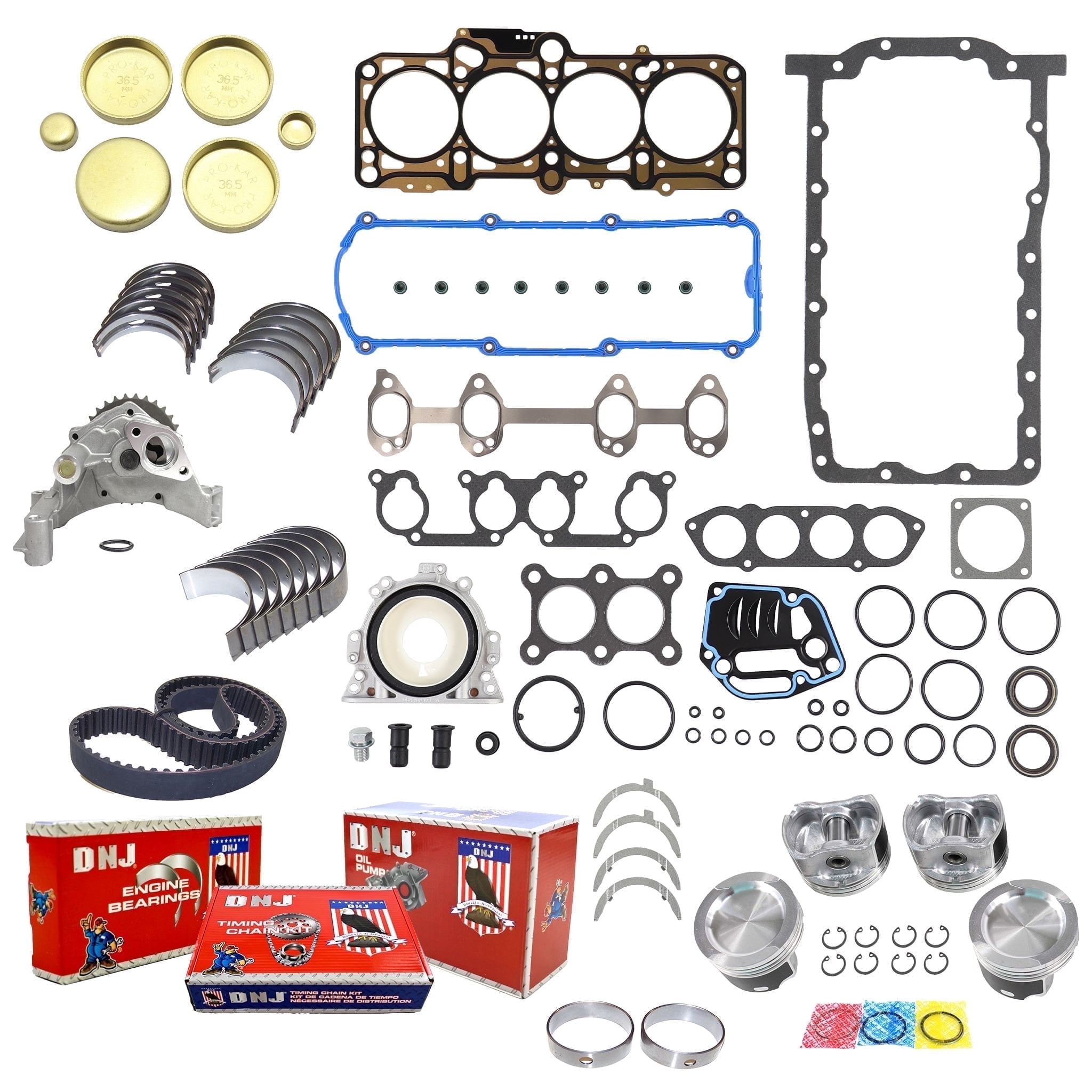 DNJ EK809M Master Engine Rebuild Kit Fits Cars & Trucks 1998-2001 ...
