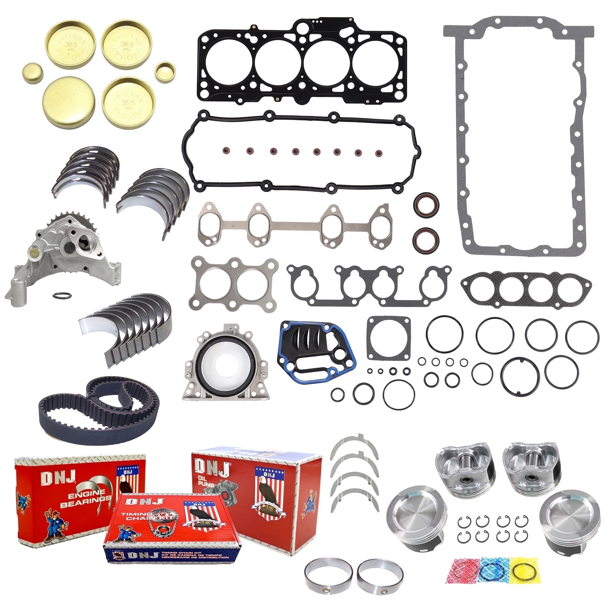DNJ EK811M Master Engine Rebuild Kit Fits Cars & Trucks 2001-2006 ...