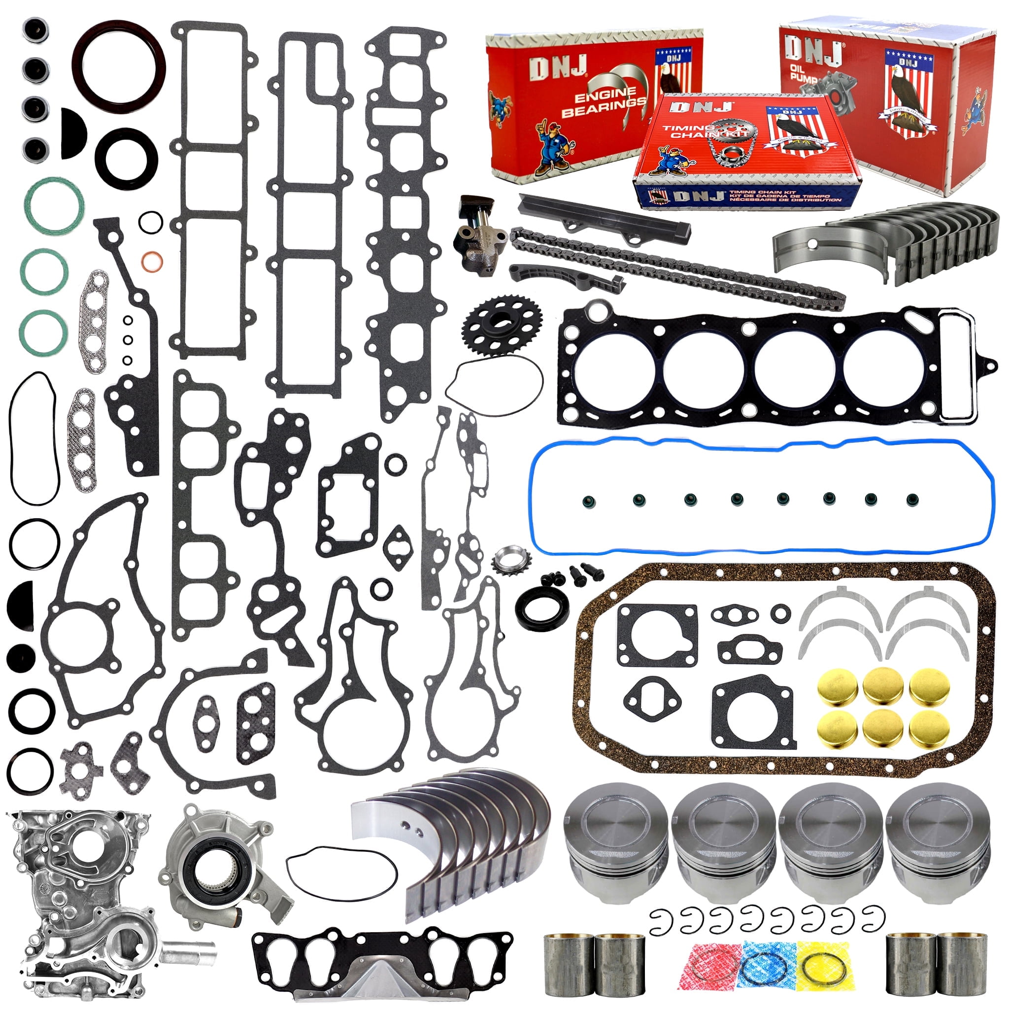 DNJ EK900M Master Engine Rebuild Kit Fits Cars & Trucks 1985-1995 ...