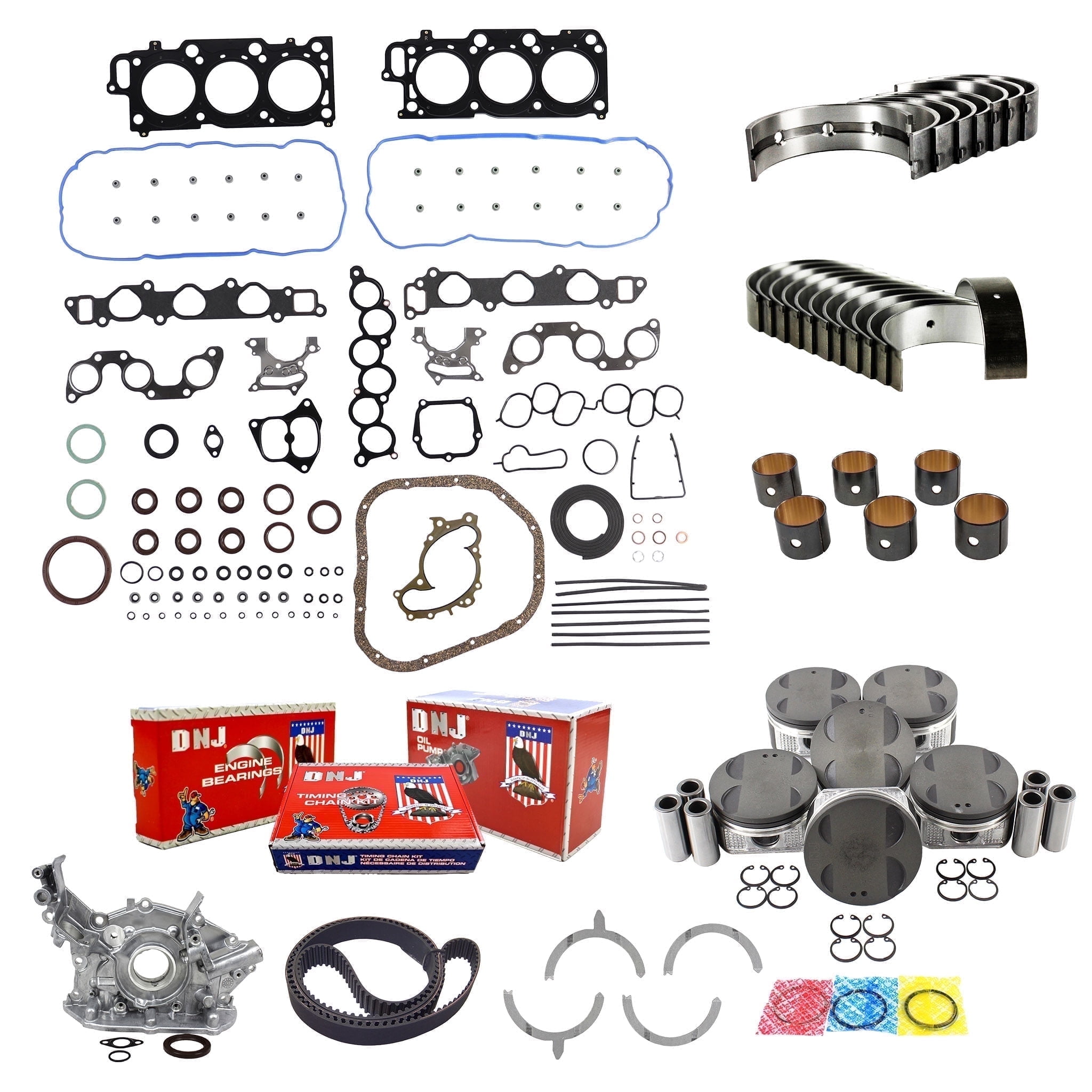 DNJ EK963M Master Engine Rebuild Kit Fits Cars & Trucks 1999-2004 Lexus ...