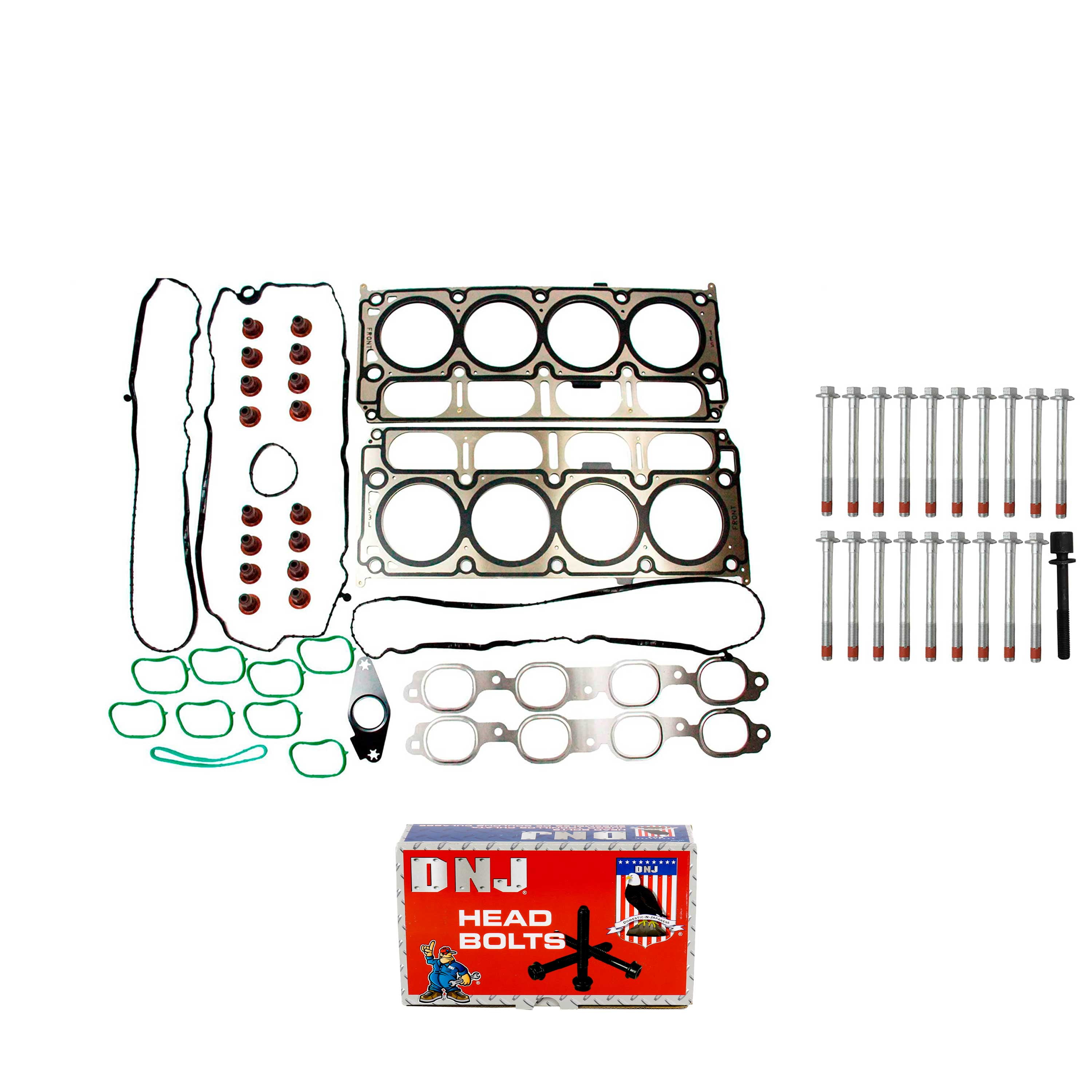 DNJ HGB4308 Cylinder Head Gasket Set Fits Cars & Trucks 14-20 Chevrolet ...