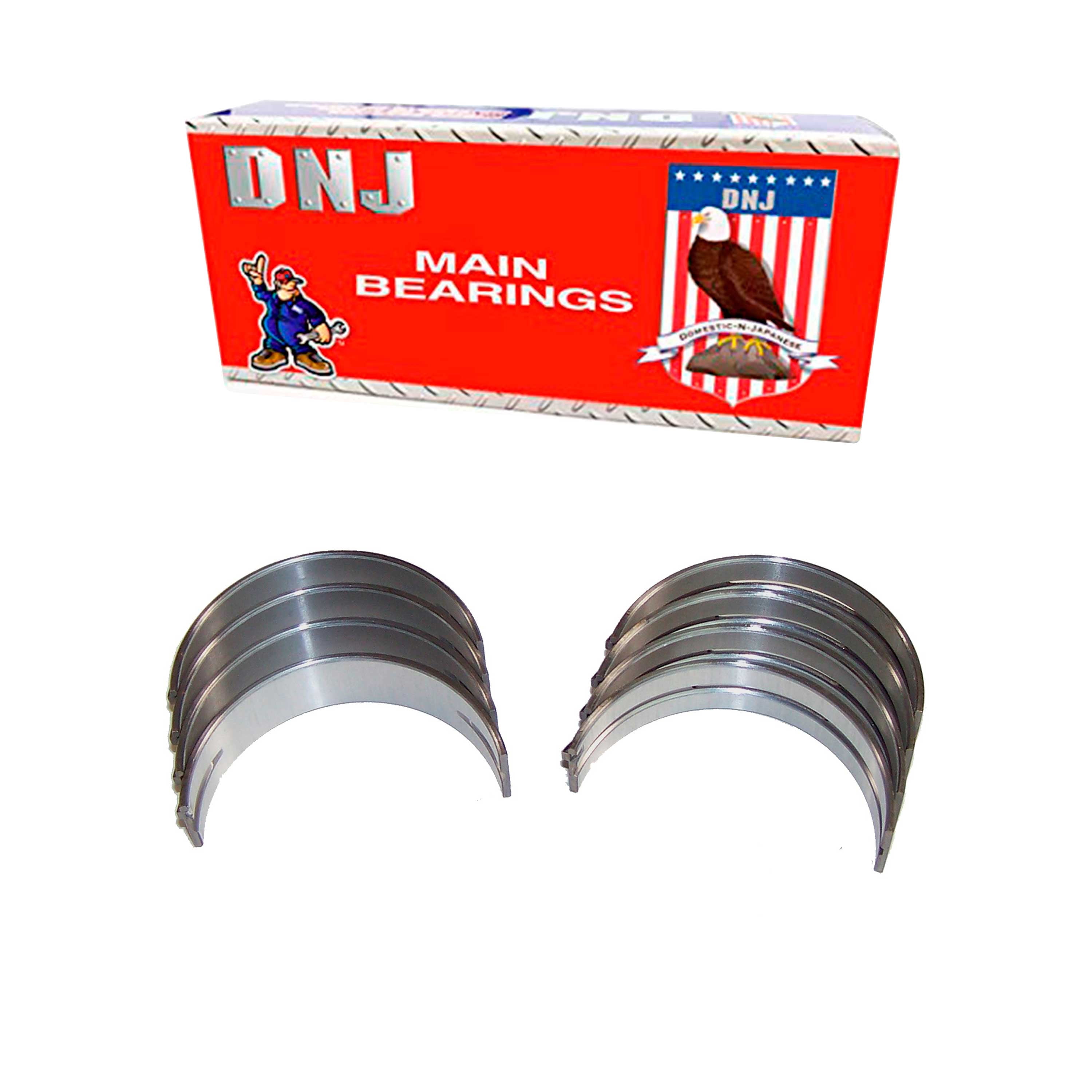 DNJ MB136 Standard Main Bearings Set Fits Cars & Trucks 99-10 Hyundai ...