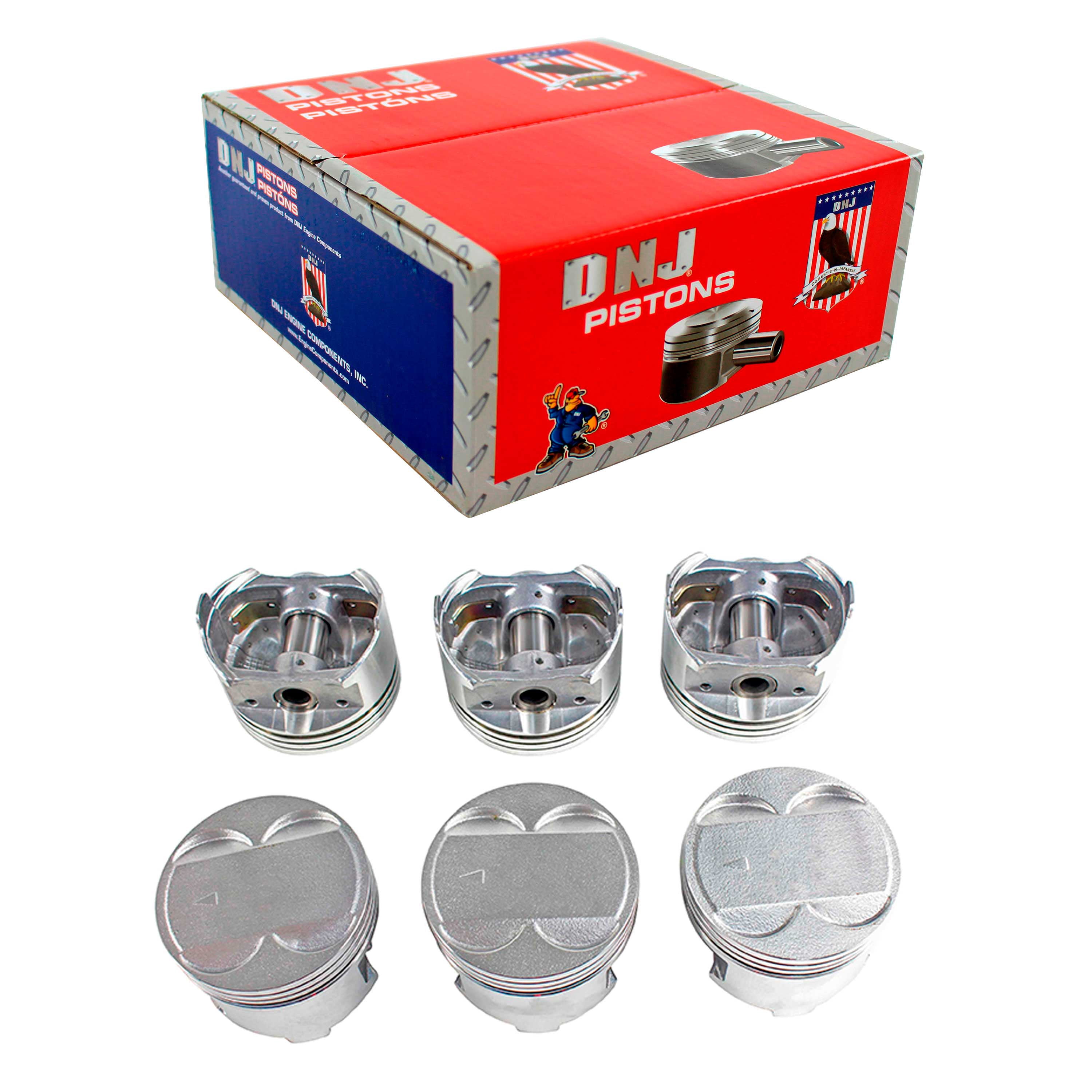 DNJ P126A.20 o/s Complete Piston Set Fits Cars & Trucks 91-99 ...