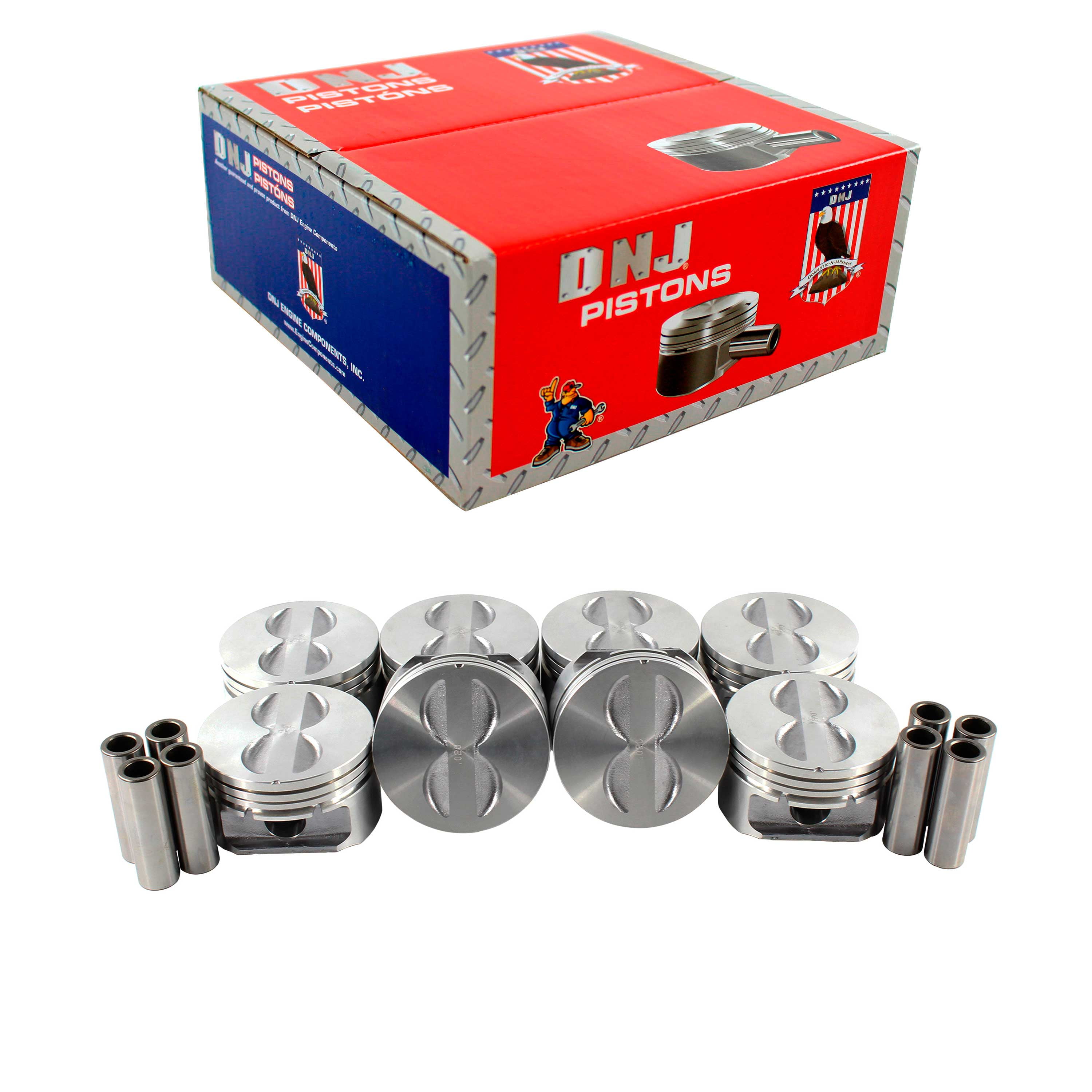 DNJ P3142.20 o/s Complete Piston Set Fits Cars & Trucks 90-97 Buick ...