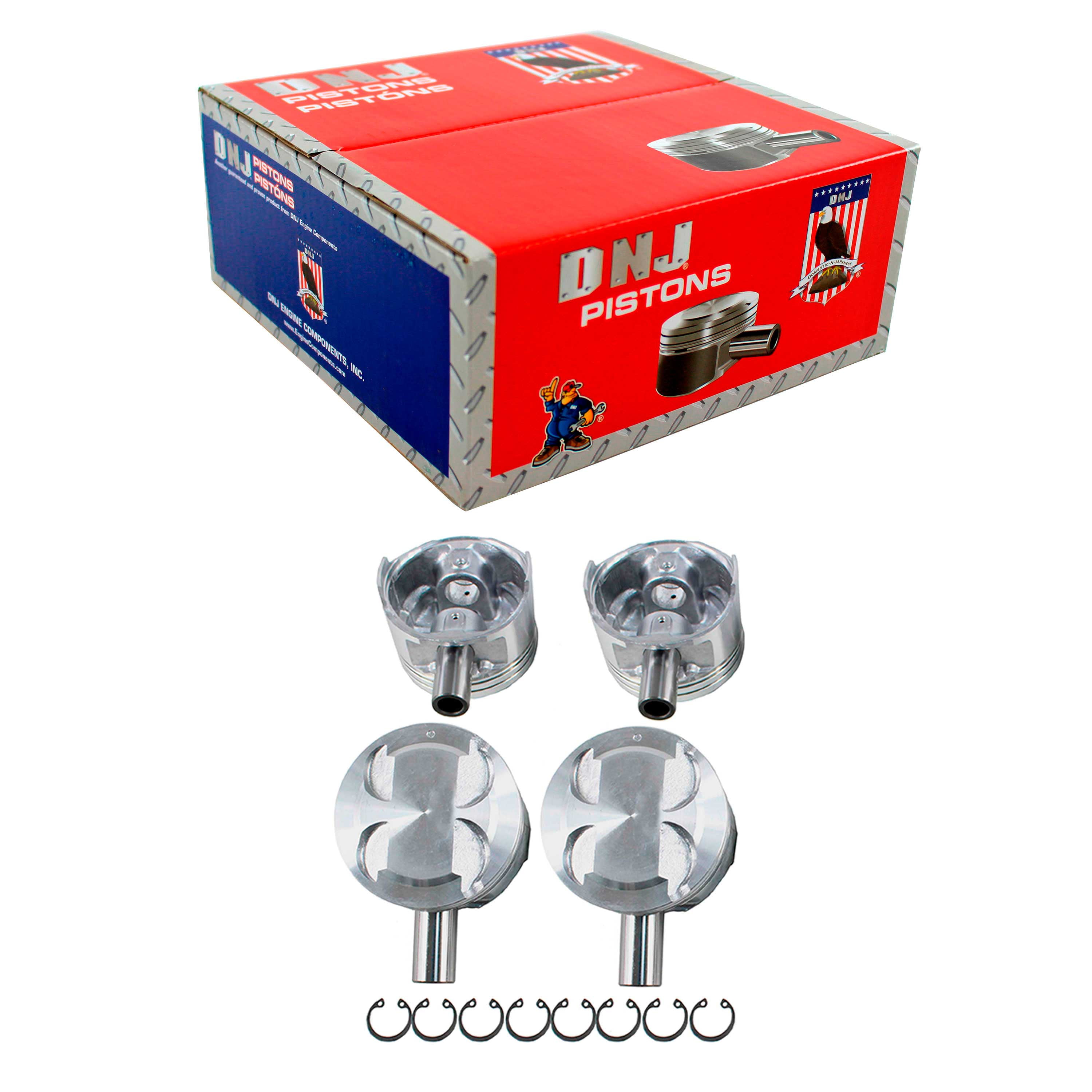 DNJ P430.40 Oversize Complete Piston Set Fits Cars & Trucks 99-00 Mazda ...