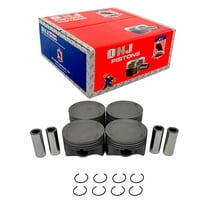 DNJ PRK343 Piston Set Fits Cars & Trucks 2011-2021 Buick Chevrolet 1.4L ...