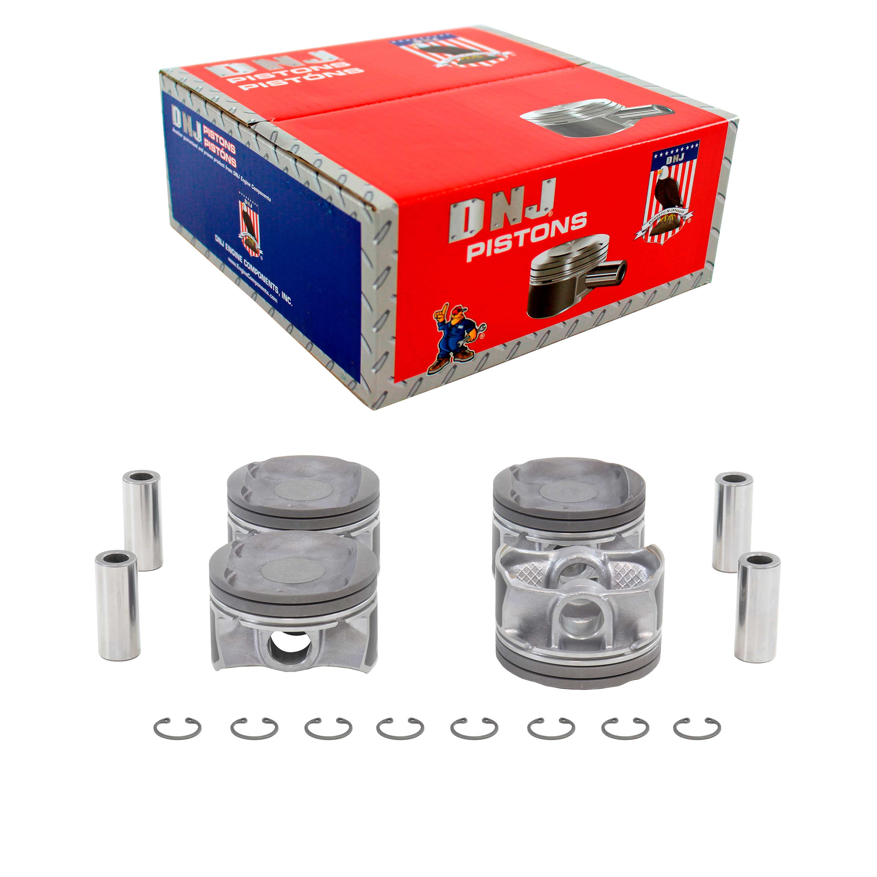 DNJ P674.20 Pistons Set Fits Cars & Trucks 13-19 Nissan 1.8L DOHC ...