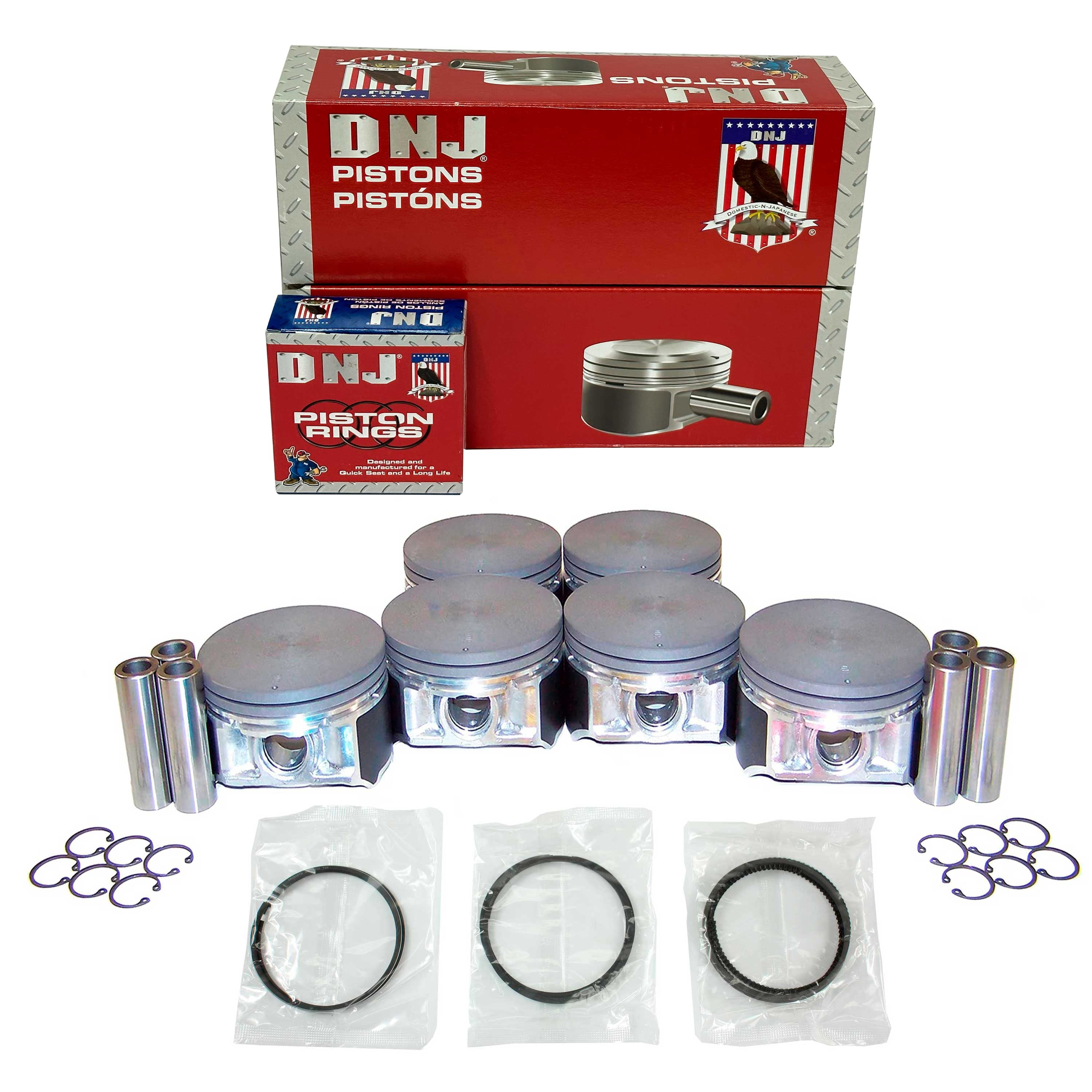 DNJ PRK644 Piston and Ring Kit Fits Cars & Trucks 2001-2004 Infiniti ...