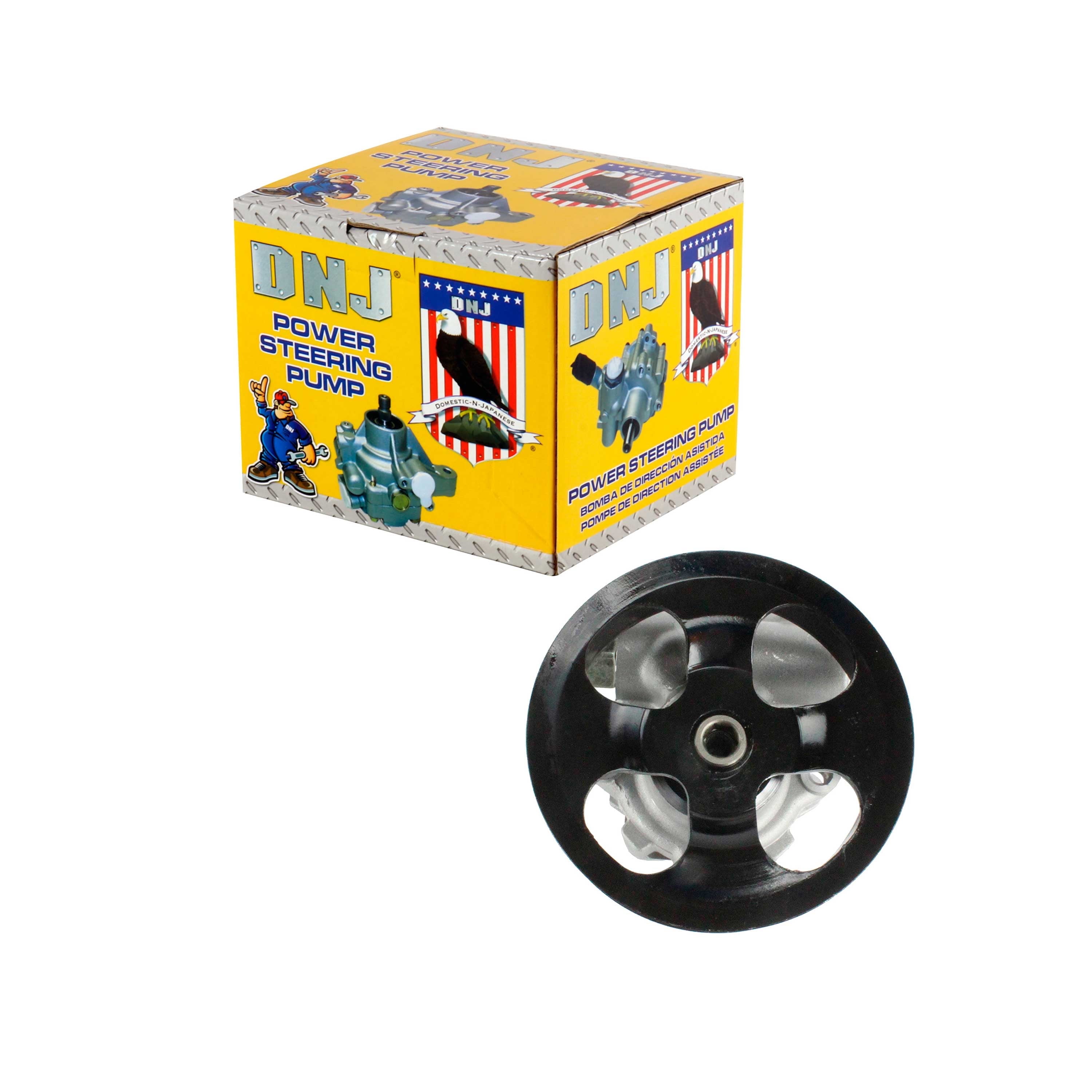 DNJ PSP1237 New Power Steering Pump w/Pulley Fits Cars & Trucks 08-09 ...