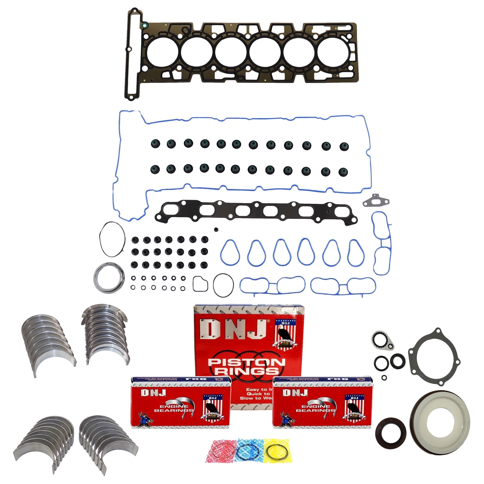 DNJ RRK3192 Re-Ring Kits Set Fits Cars & Trucks 05 Buick Chevrolet GMC ...