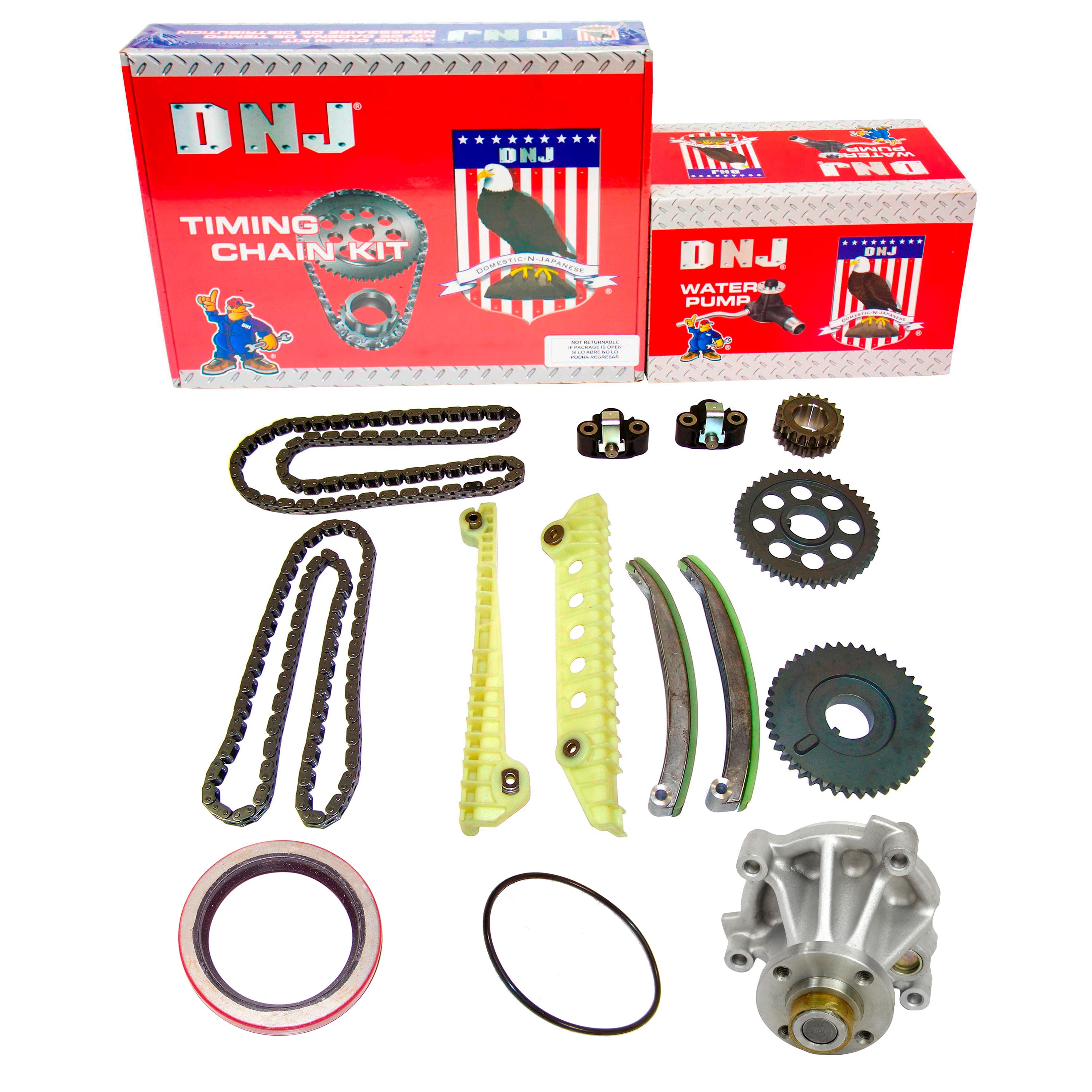 DNJ TK41557WP Timing Chain Kit with Water Pump Fits Cars & Trucks 02-05 ...