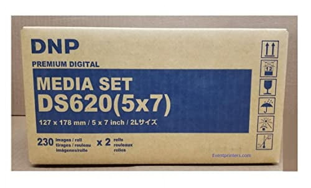 DNP 5x7 Media for DS620A Printer (Total of 460 Prints). Paper and ...