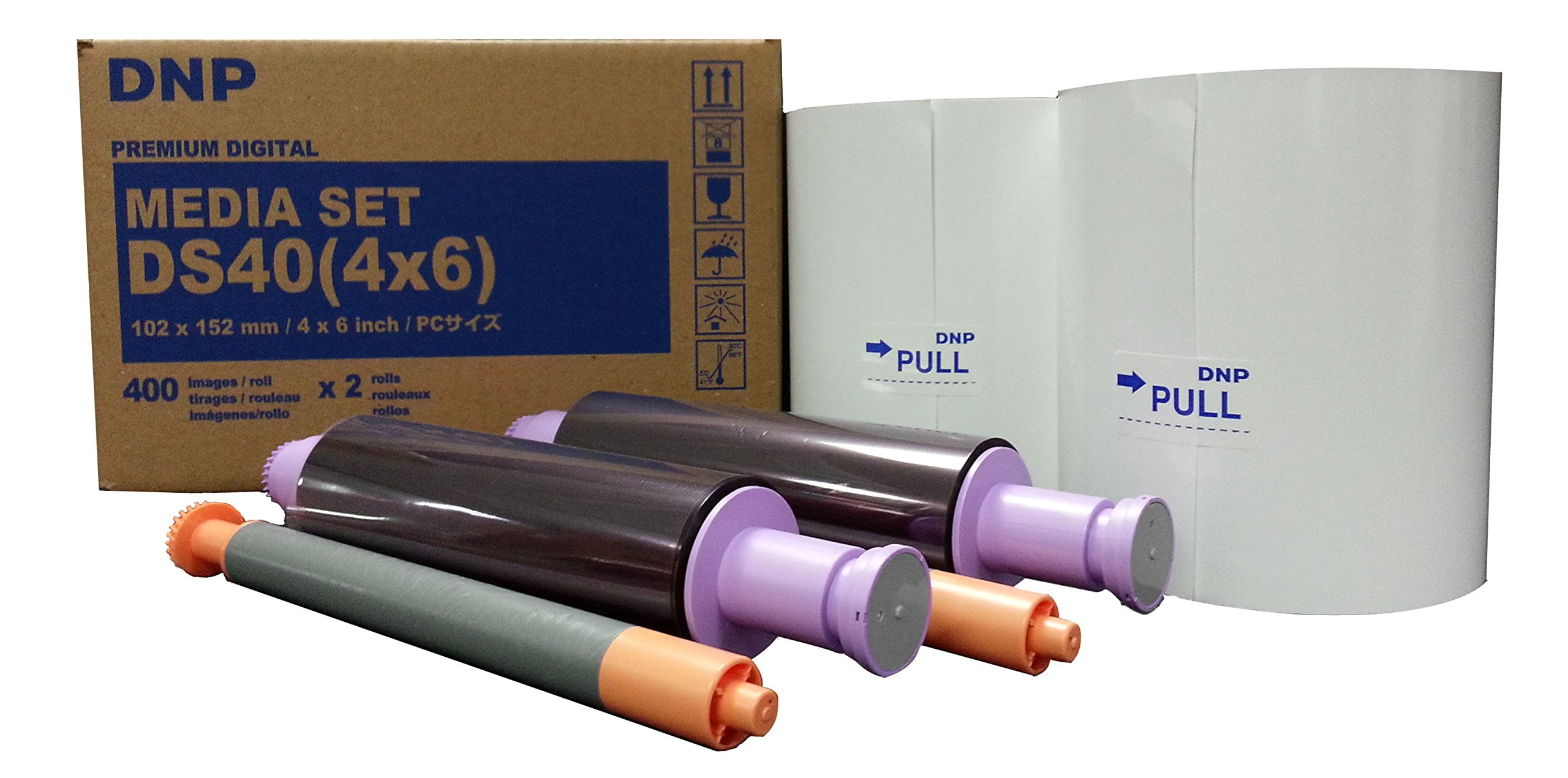 DNP DS40 4" x 6" Dyesub Printer Paper, 800 Glossy Prints - Walmart.com