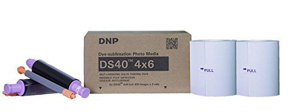 DNP DS40 4" x 6" Dyesub Printer Paper, 800 Glossy Prints - Walmart.com