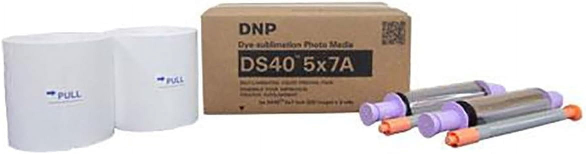 DNP DS40 5x7 Dyesub Printer Paper, 400 Glossy Prints - Walmart.com