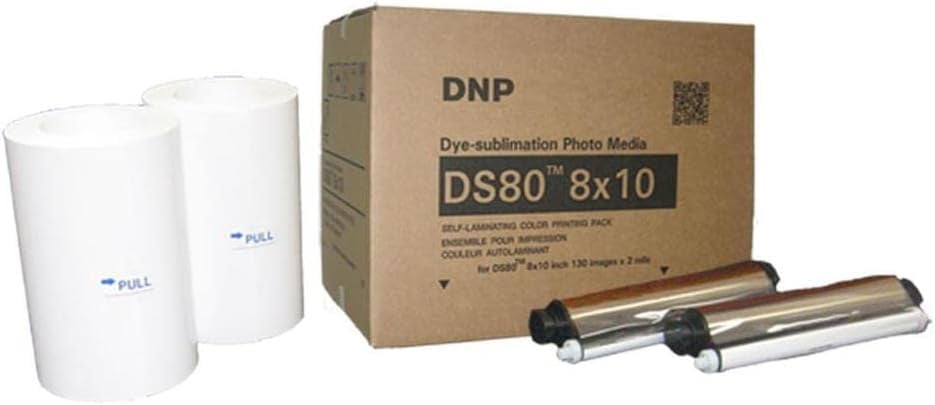 DNP DS80 8x10 Dyesub Printer Media Kit, 260 Glossy Prints - Walmart.com