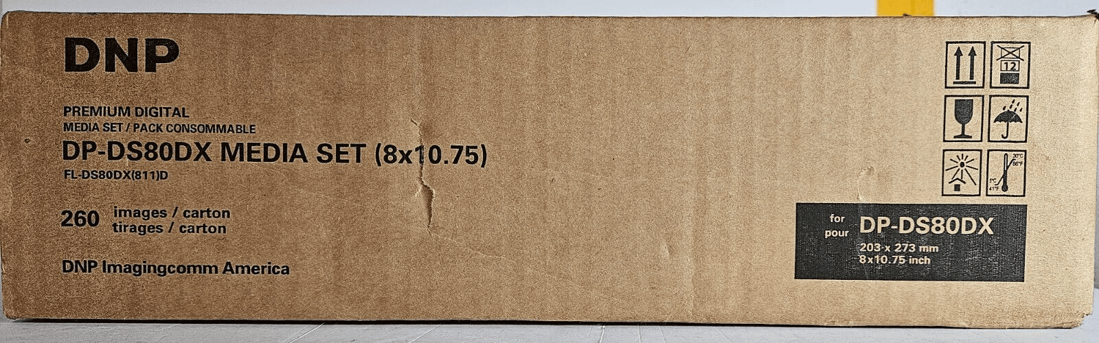 DNP PREMIUM DIGITAL MEDIA SET DP-DS80DX Media Set 8x10.75 260 images - Walmart.com
