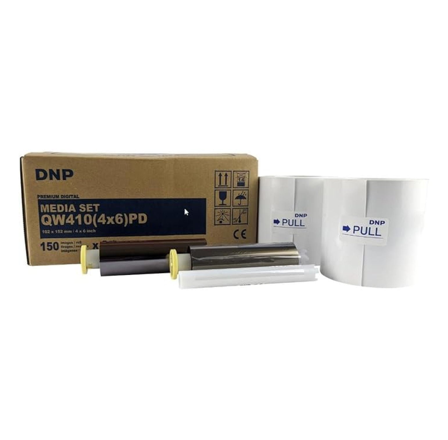 DNP QW4104x6 Premium Digital Media - paper and Ribbon for QW410 from ...