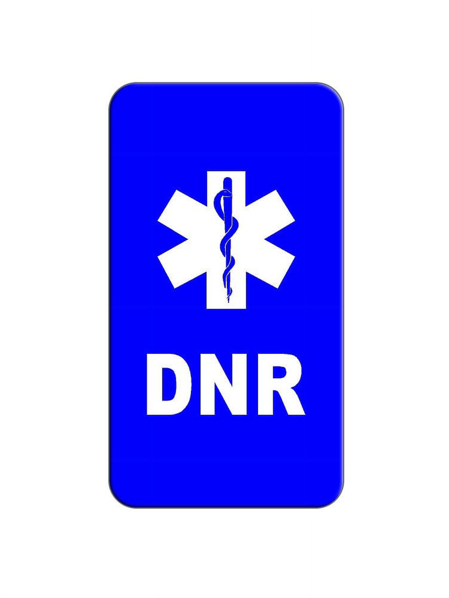 DNR Do Not Resuscitate - Medical Emergency - Star of Life Lapel Hat Pin ...