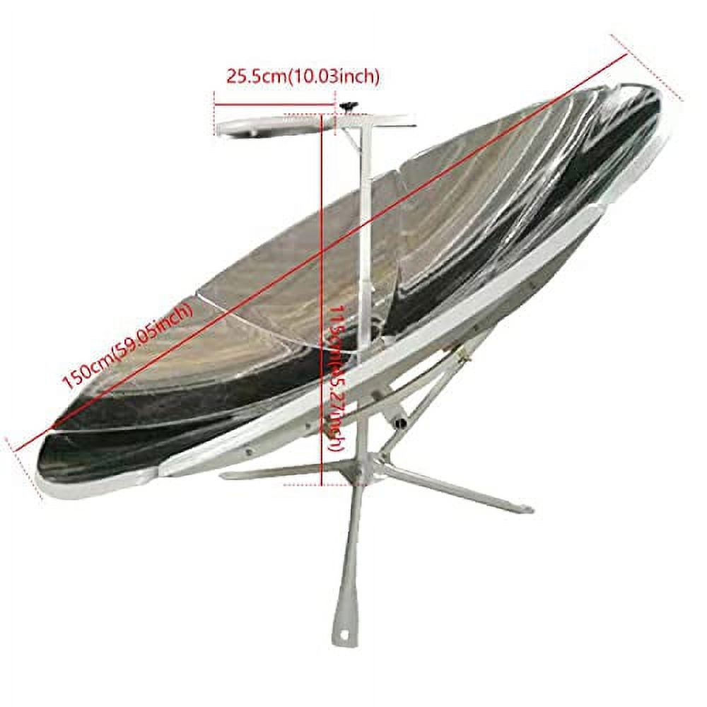 DNYSYSJ 59" Solar Cooker,Outdoor Camping Sun Oven 800-1000 C High ...