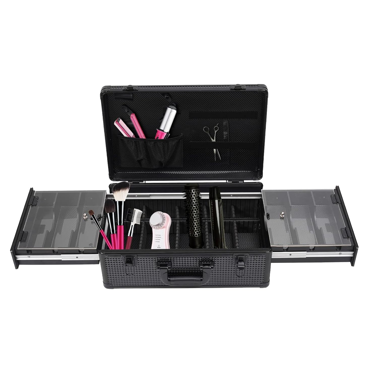 DNYSYSJ Barber Carrying Case Barber Case, Stylist Tool Box Crocodile ...