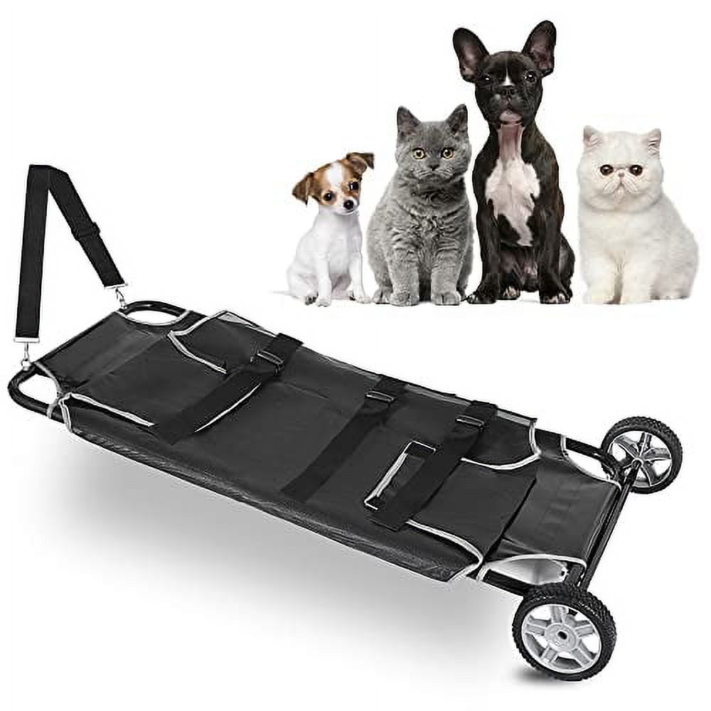 DNYSYSJ Folding Animal Stretcher - Transport for Dog, Cat & Other Pets ...
