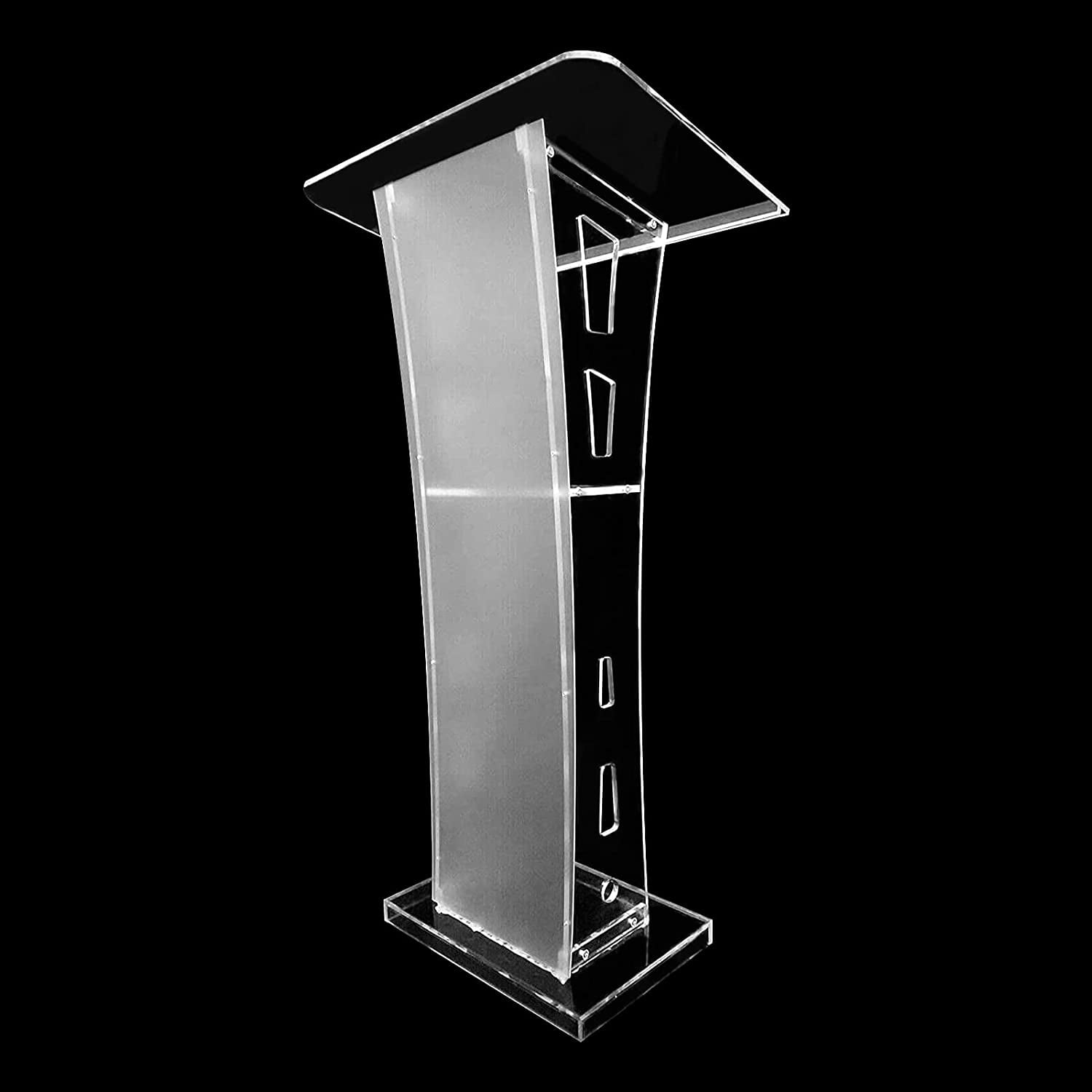 DNYSYSJ Pulpit for Churches, Acrylic Podium Stand Desk for Churches ...