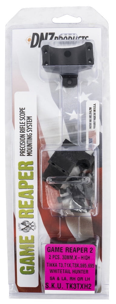 DNZ Products Game Reaper 2 Scope Mount/Ring Combo Tikka T1x/T3/T3X/595 ...