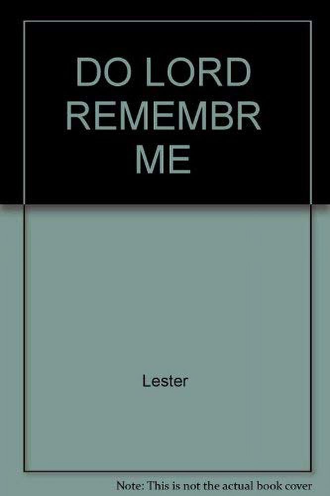Pre-Owned DO LORD REMEMBR ME Paperback - Walmart.com