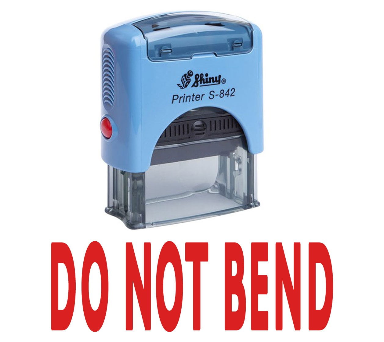 DO NOT BEND Self Inking Rubber Stamp Custom Shiny Office Stationary ...