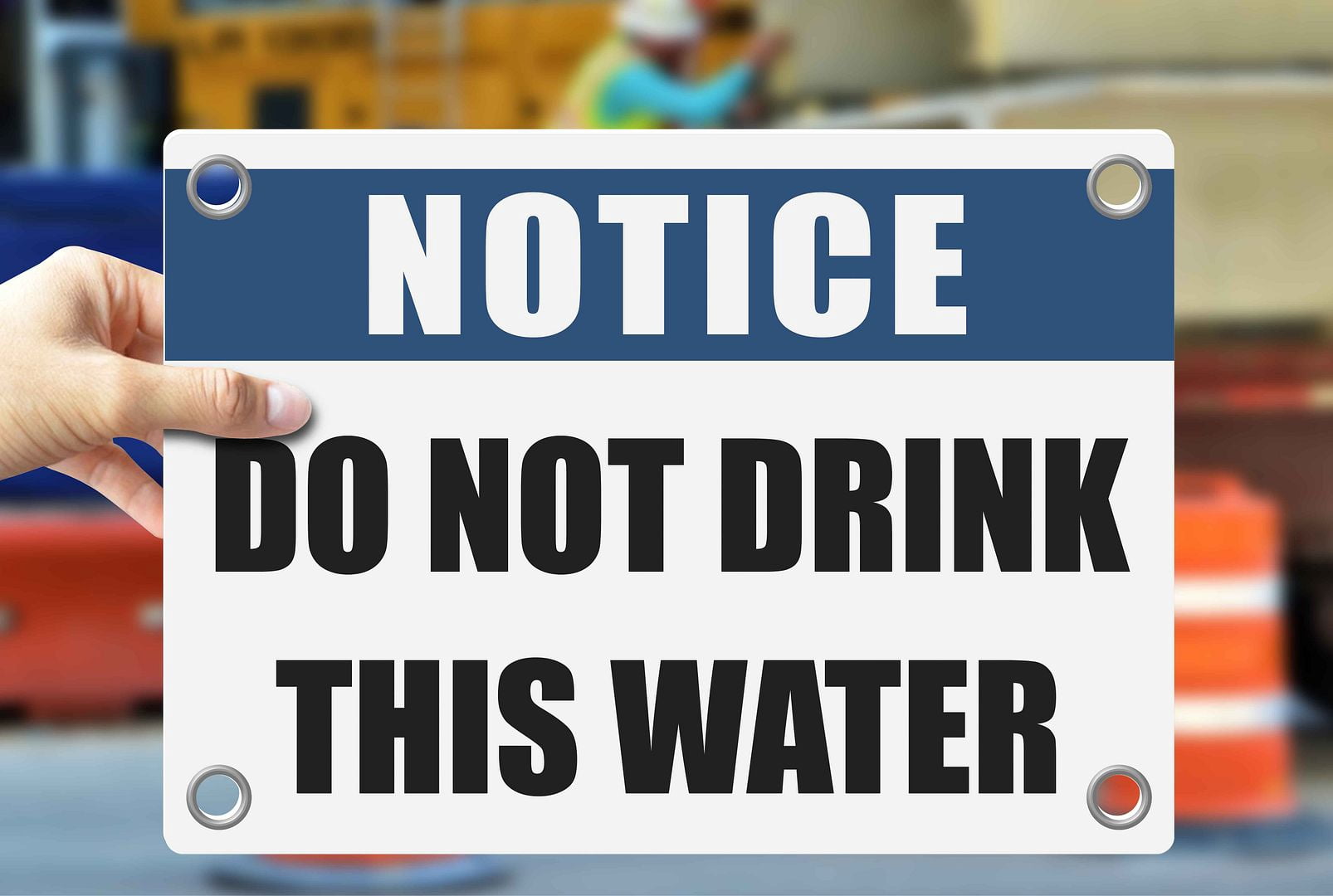 DO NOT DRINK THIS WATER | Warning Notice Caution Danger 3mm PVC Sign ...