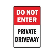 Private Entrance Sign