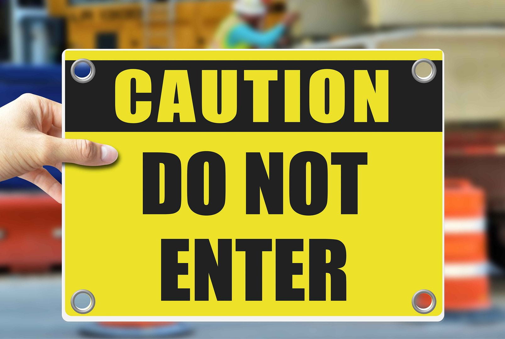 DO NOT ENTER | Warning Notice Caution Danger 3mm PVC Sign - Walmart.com