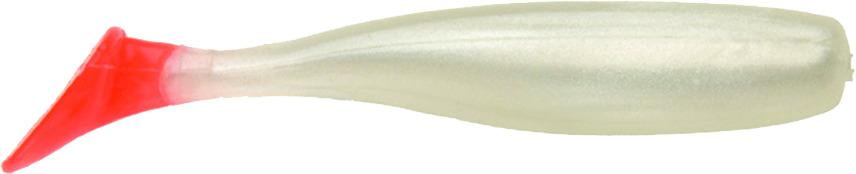 DOA Fishing Lure 80331 C.A.L. Shad Tail 3" Pearl/Firetail 12 Per Pack ...