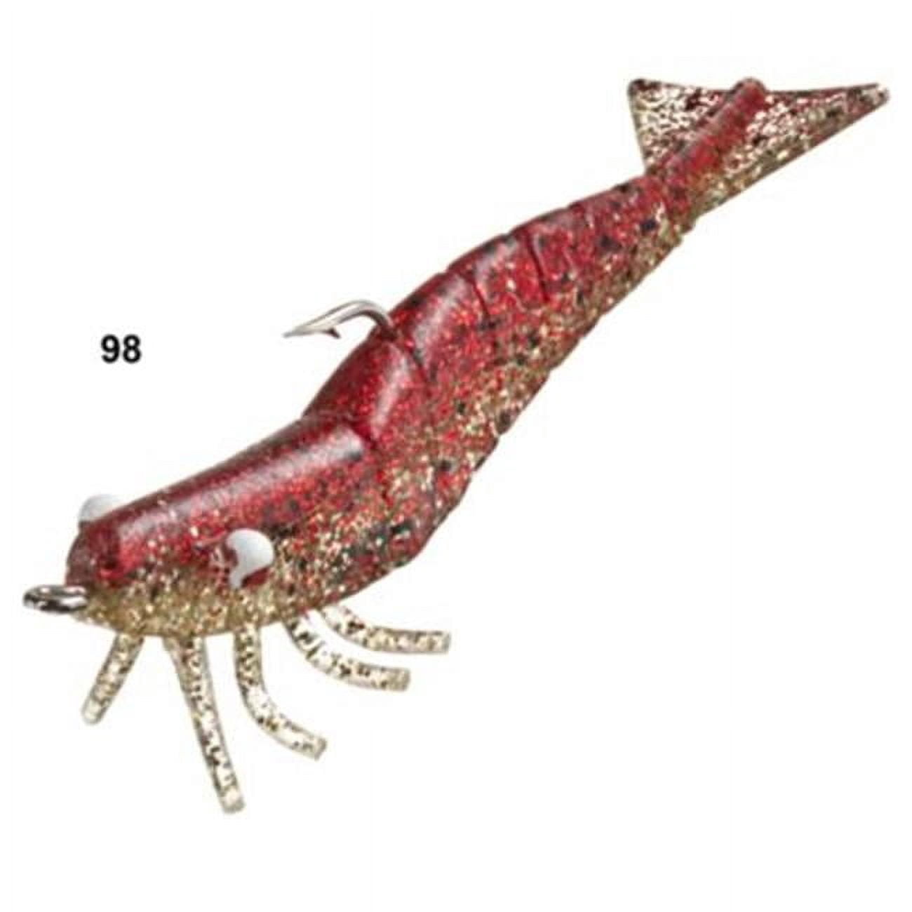 DOA Fishing Lure FSH3-3P-441 Shrimp Lure 3" 1/4 oz Figi Chix 3 Per Pack ...