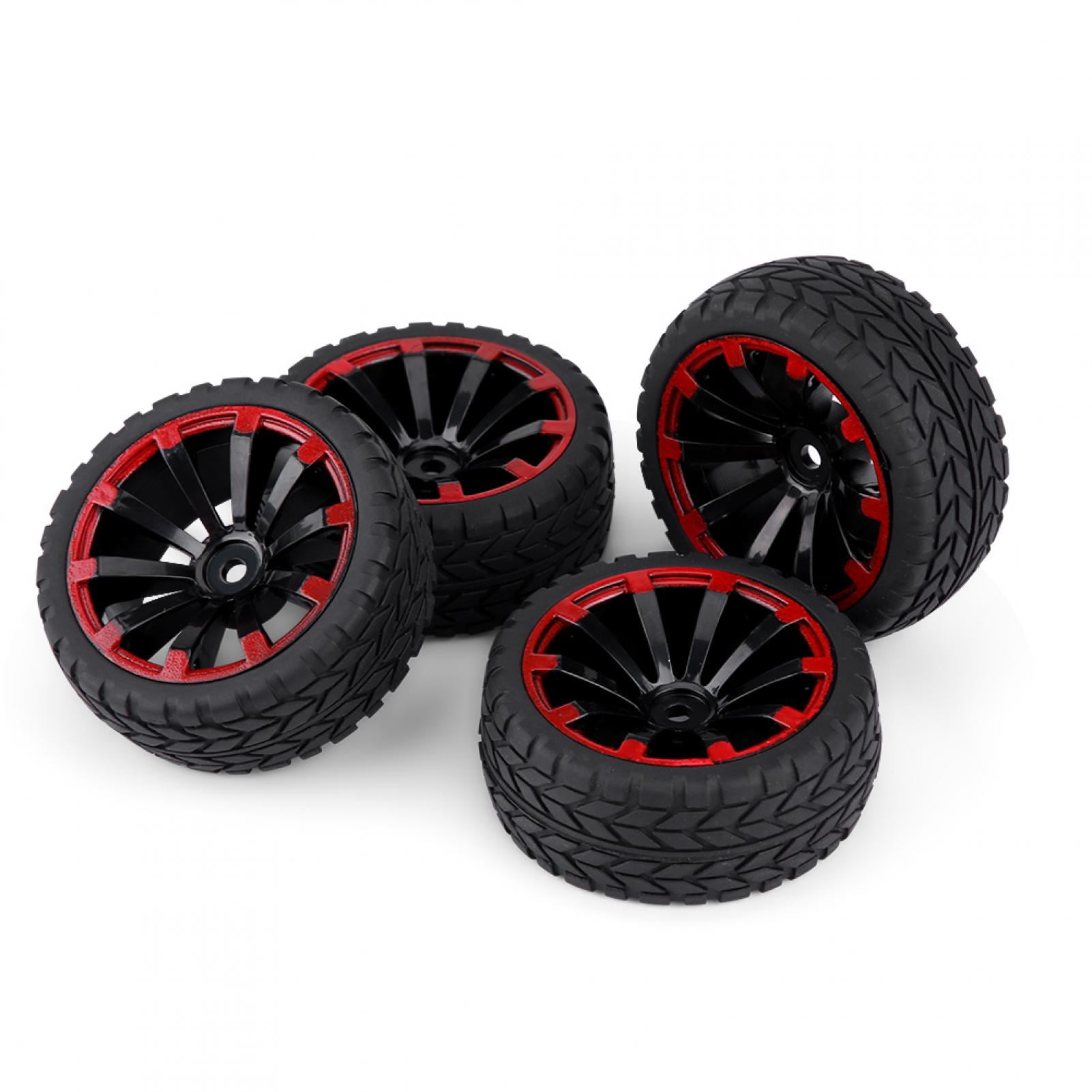 DOACT 4pcs RC 1:10 Road Racing Car Tires Rubber Tyre Racing Wheel ...
