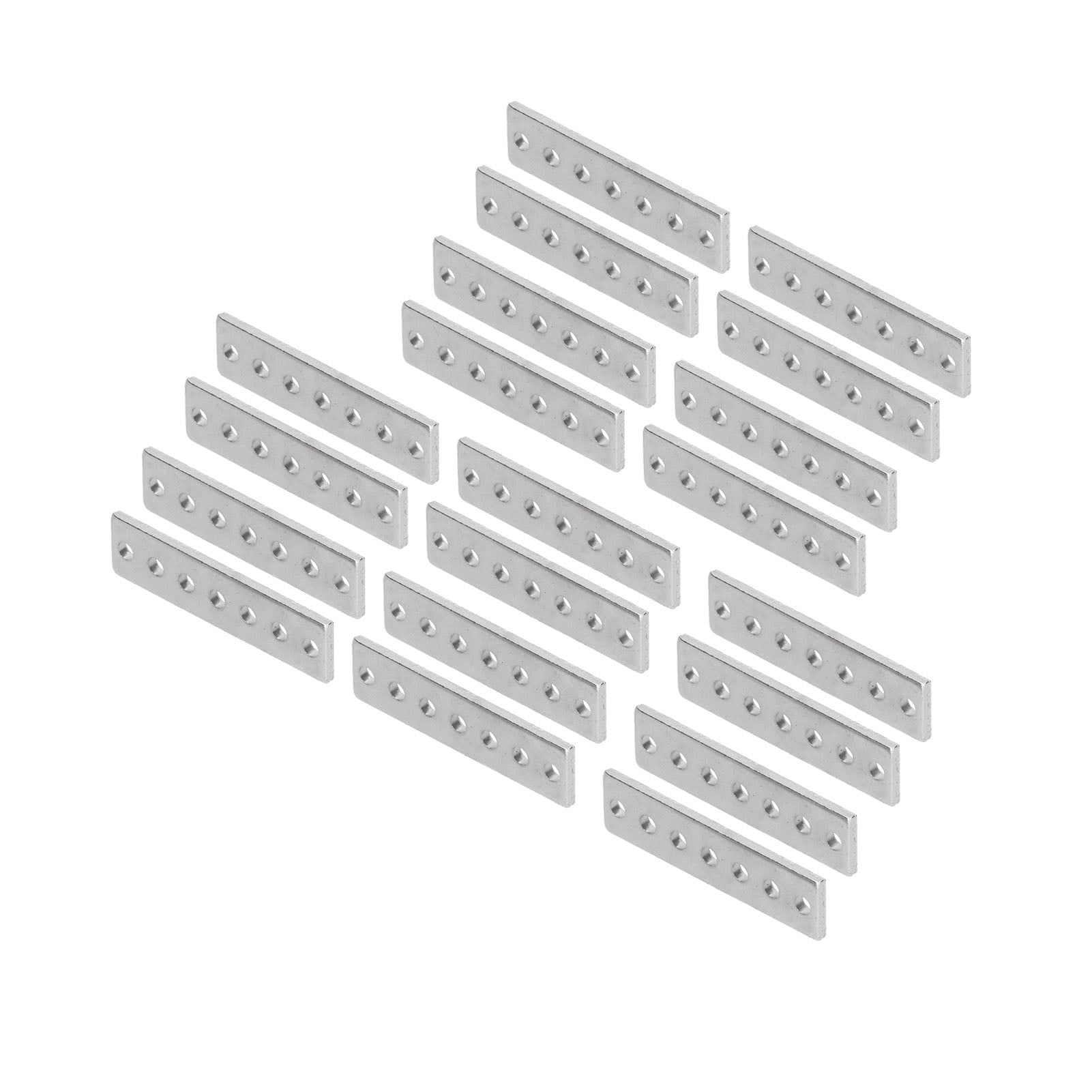 DOACT Flat Bracket,20Pcs Flat Bracket Galvanized Steel High Strength ...