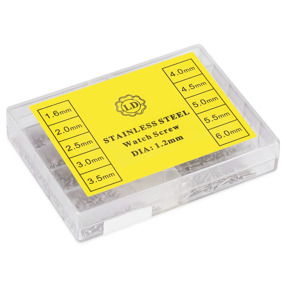 DOACT Stainless Steel Watch Screw, 10 Sizes Watch Screw, For Requires ...