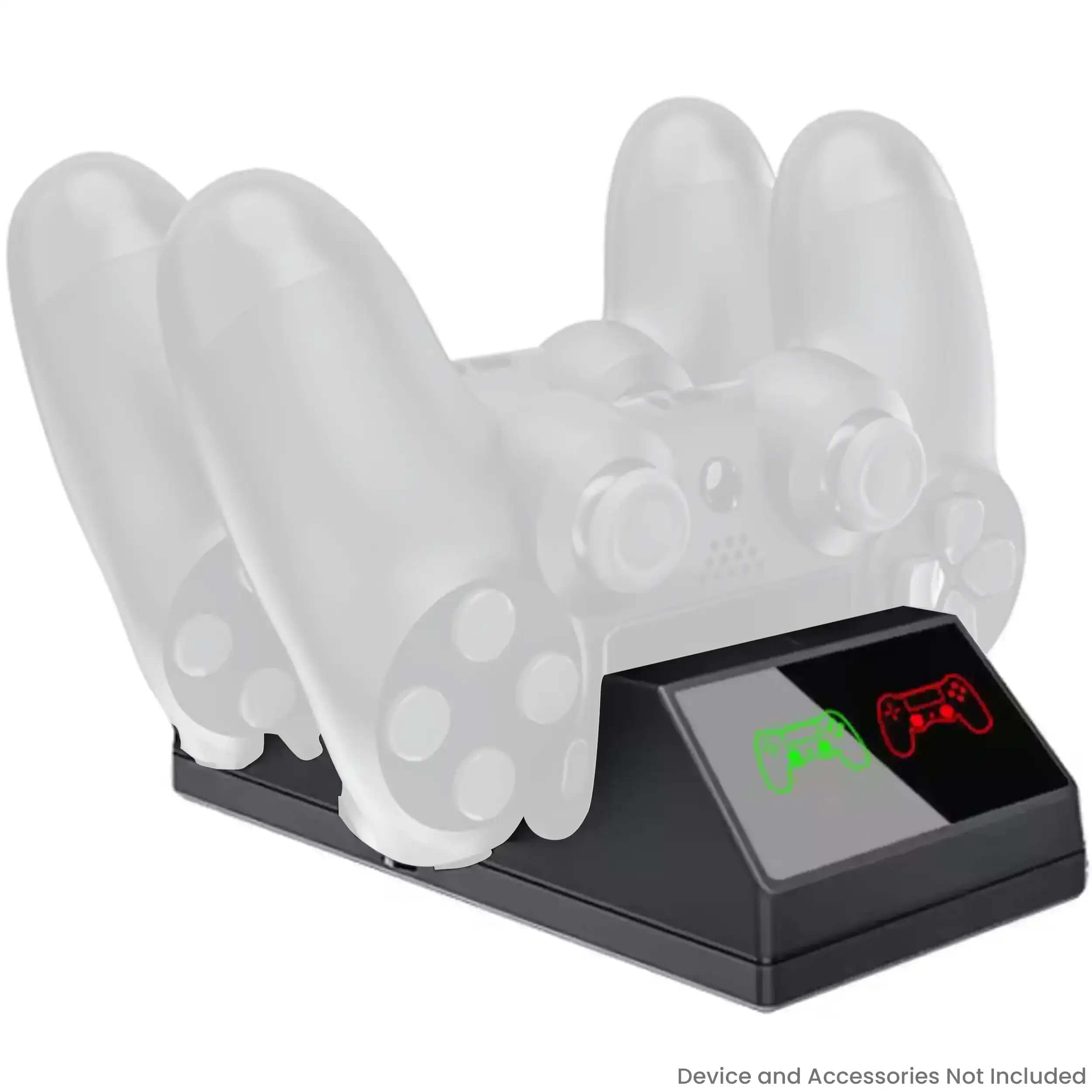 DOBE - Black Wireless Controller Dual Charging Dock Compatible For ...