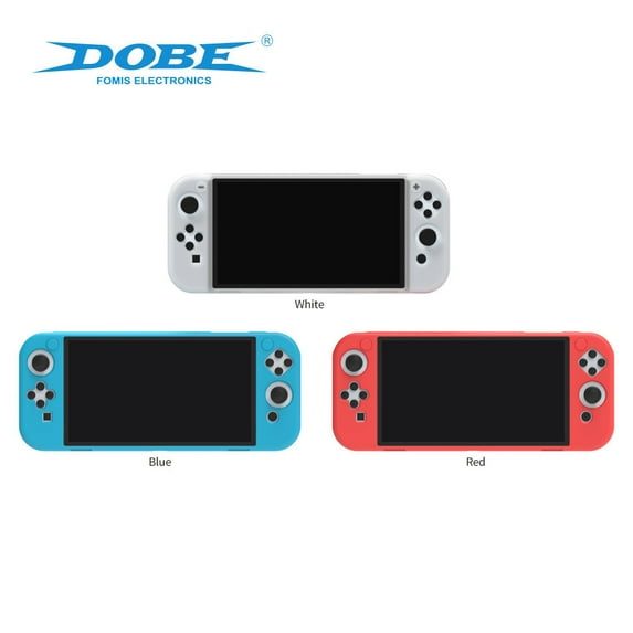 DOBE Nintendo Switch OLED Silicone Case - Full-Body All-in-One Soft ...