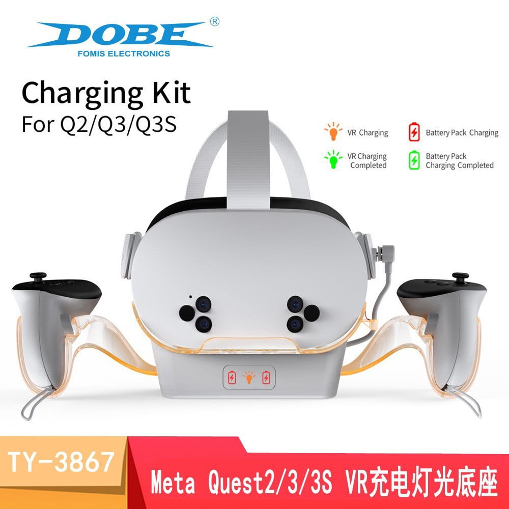 DOBE Universal VR Charging Dock for Meta Quest 2/3/3S - All-in-One ...
