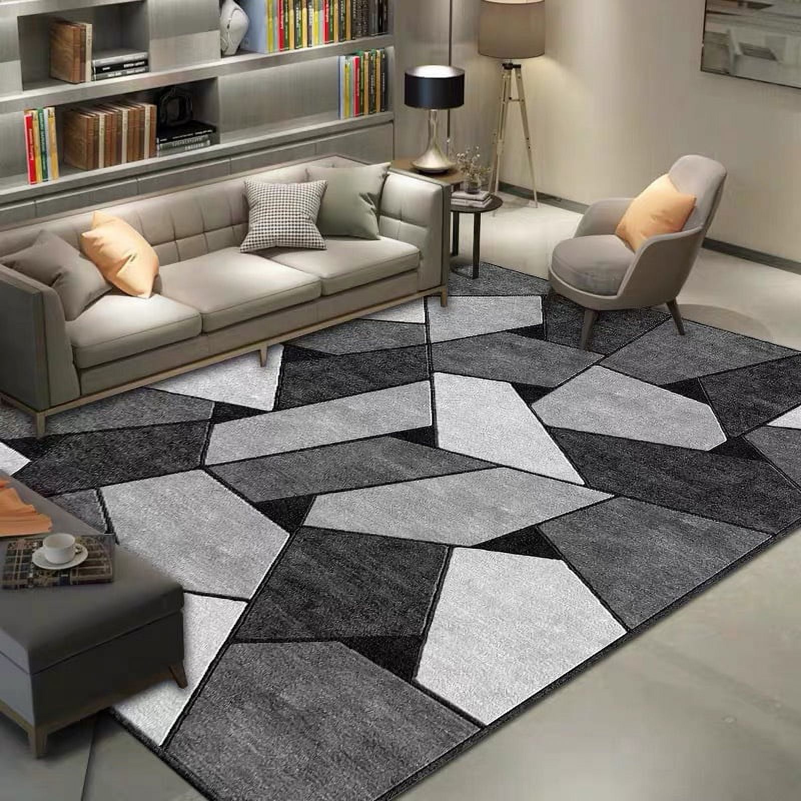 DOBLT Nordic Style Area Rug - Modern Minimalist American Carpet, Non ...