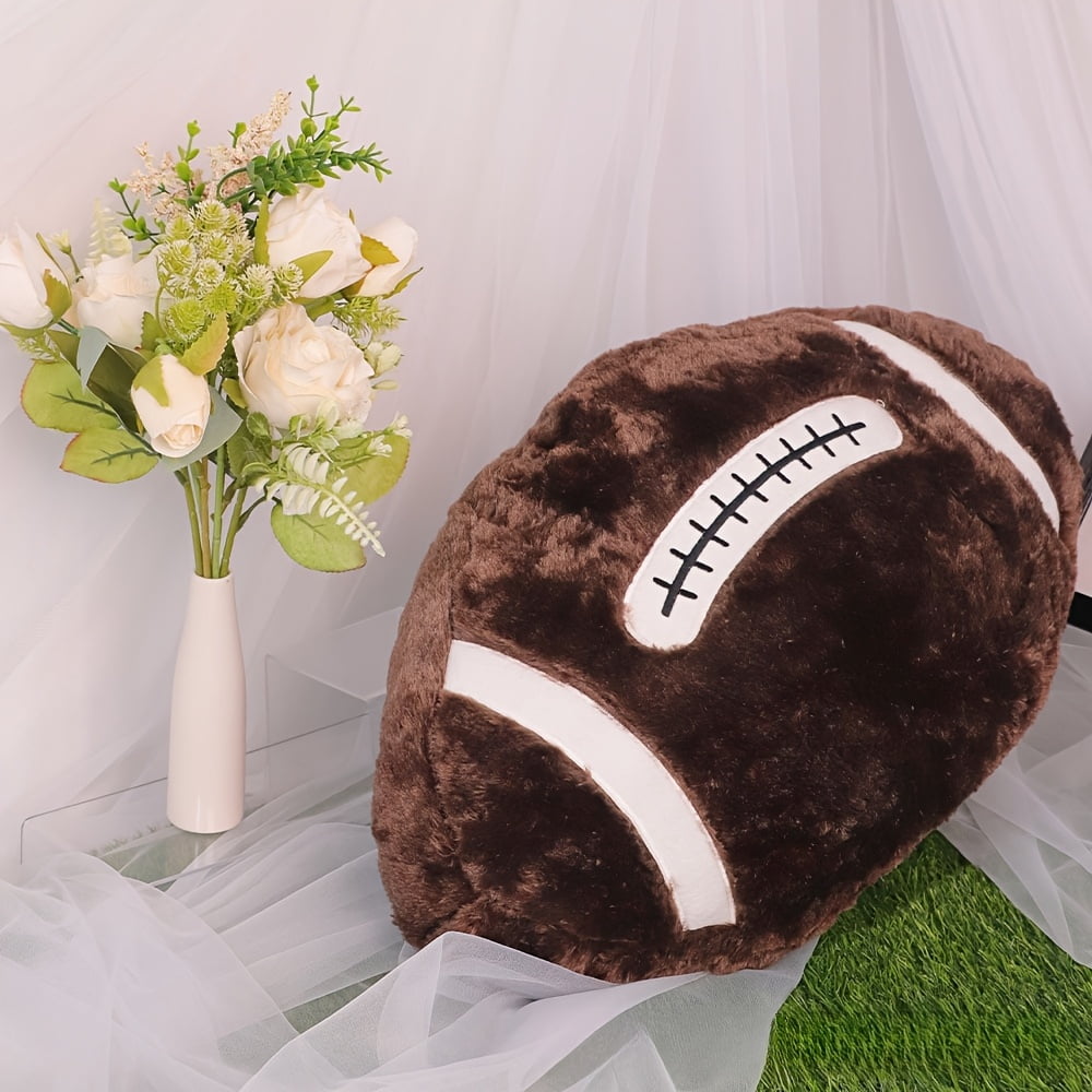 DOBLT Rugby Plush Sports Pillow - Soft Plush Football Toy , Durable ...