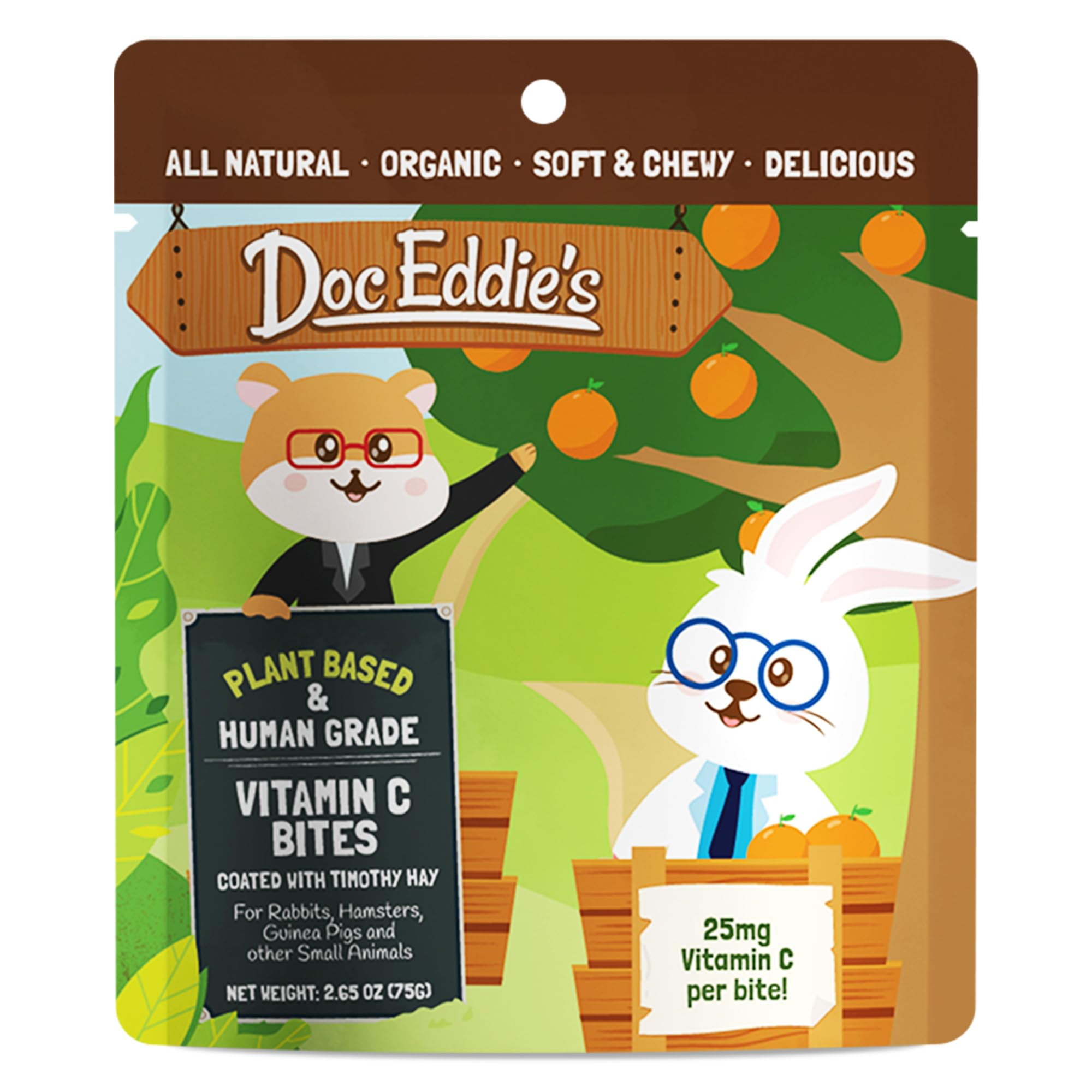 DOC EDDIE'S Vitamin C TMA2 Bites - Small Animal Soft & Treats or Snack ...