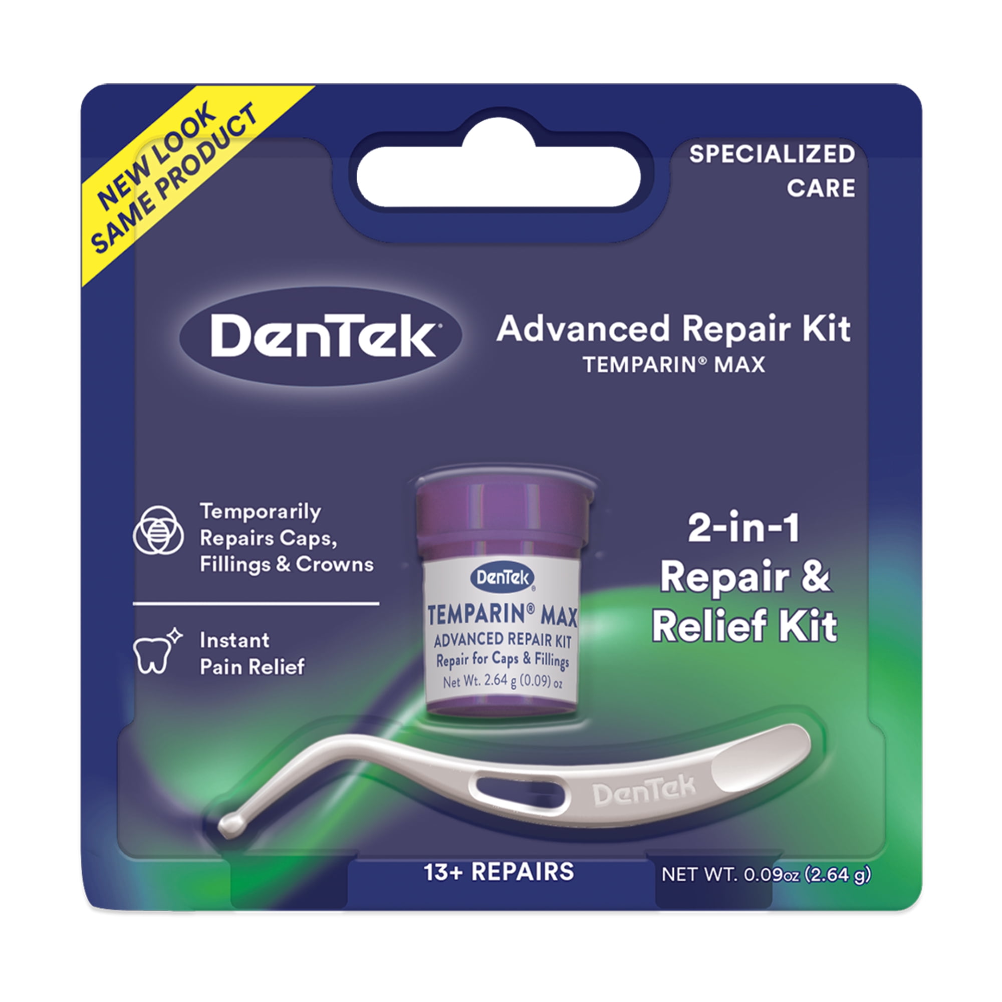 DOC Repair-It Advanced Formula Repair Broken Dentures Kit Zinc Free, 3 ...